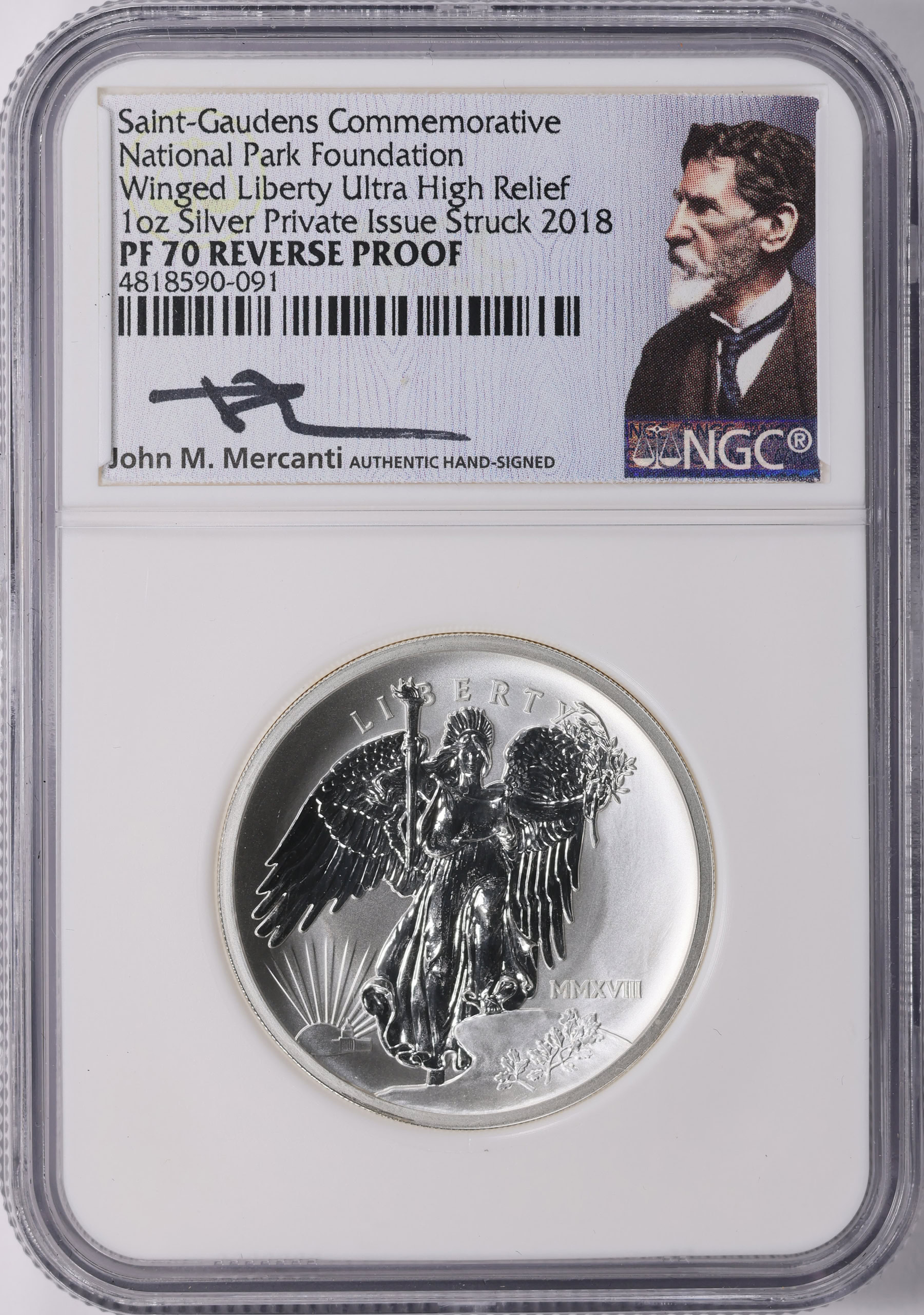 National Park Foundation Saint-Gaudens Commemorative Winged Liberty ...