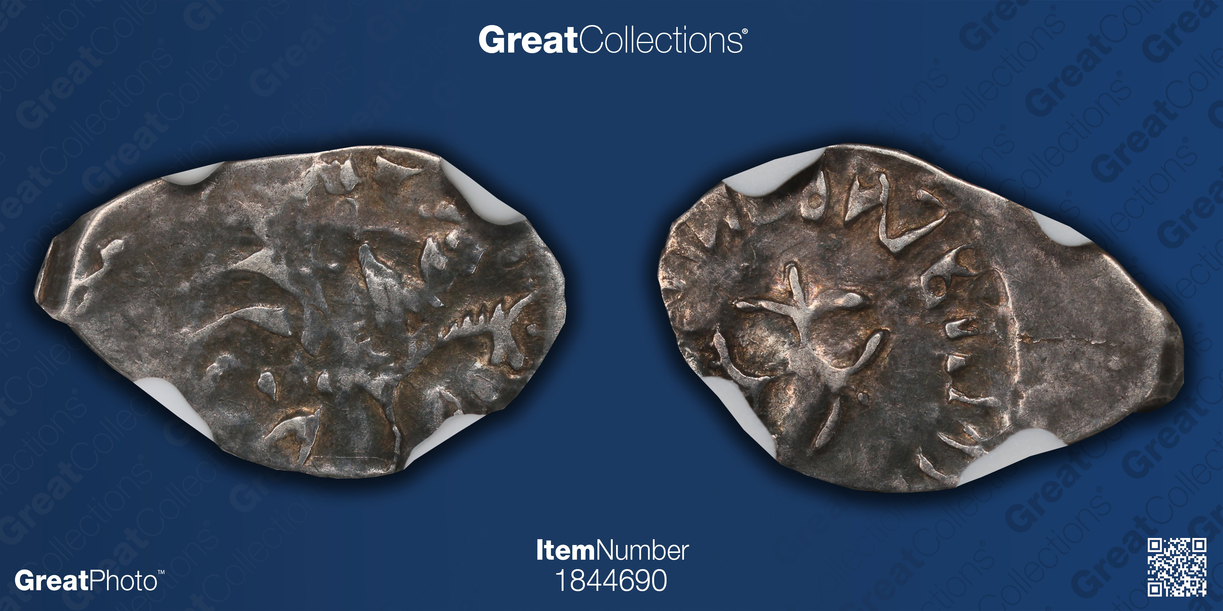 Russia ND (1462-1505) Silver Denga of Ivan III Vasilyevich NGC XF-40 (0 ...