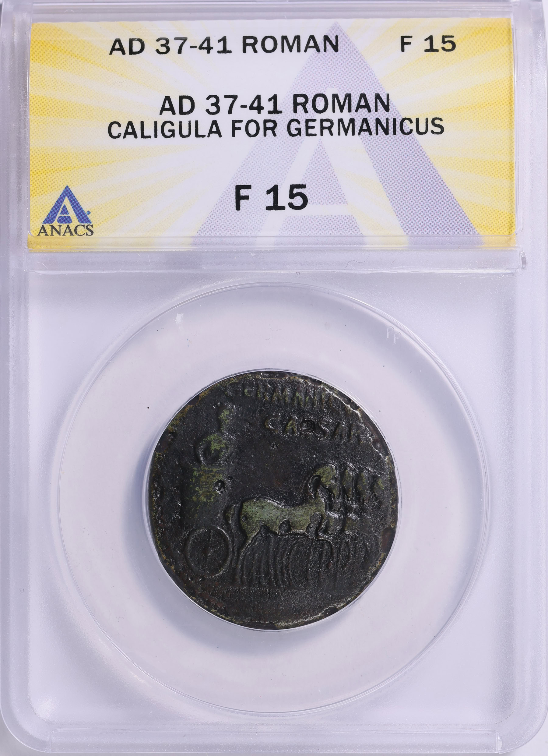 Ancient Roman Empire, Germanicus (Died A.D. 19) Struck Under Caligula c ...