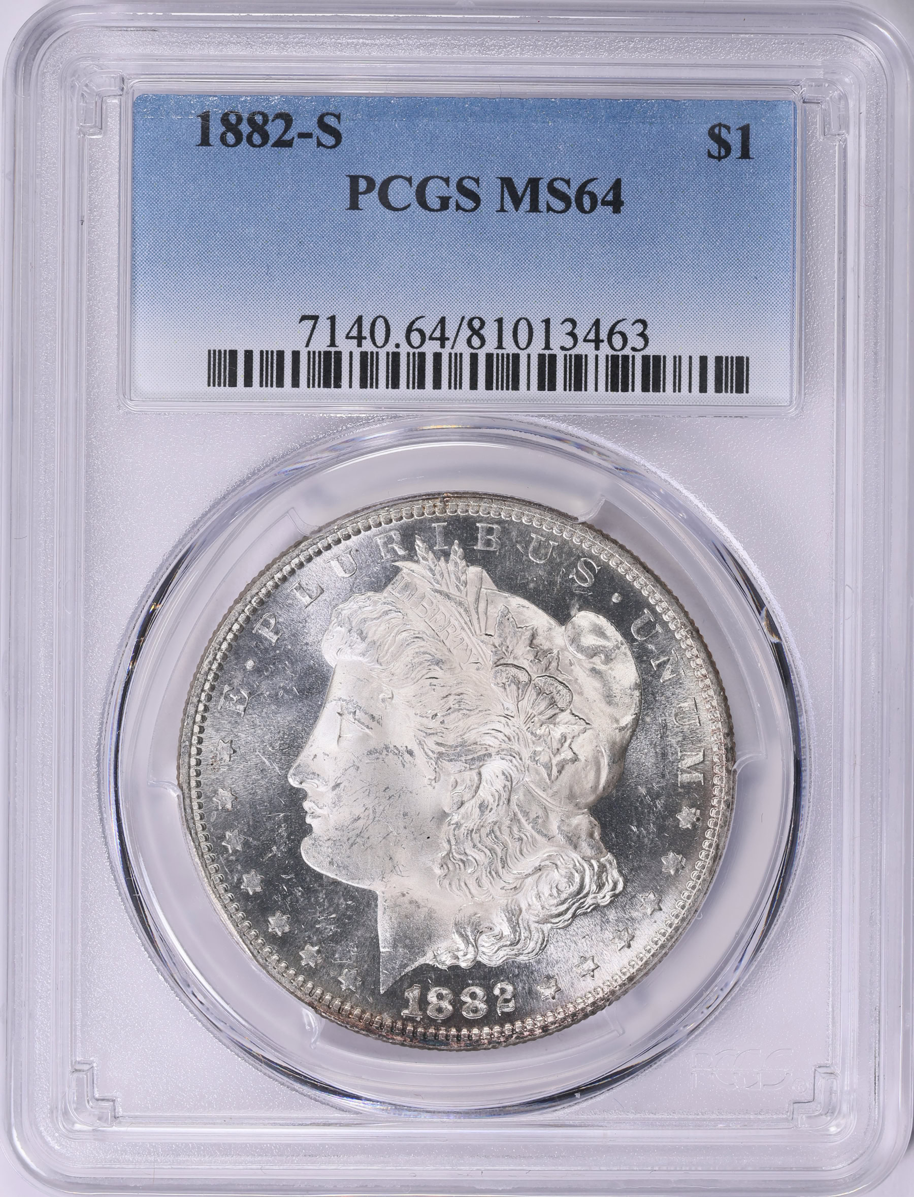 1882-S Morgan Silver Dollar PCGS MS-64 (Item 1844809 ...