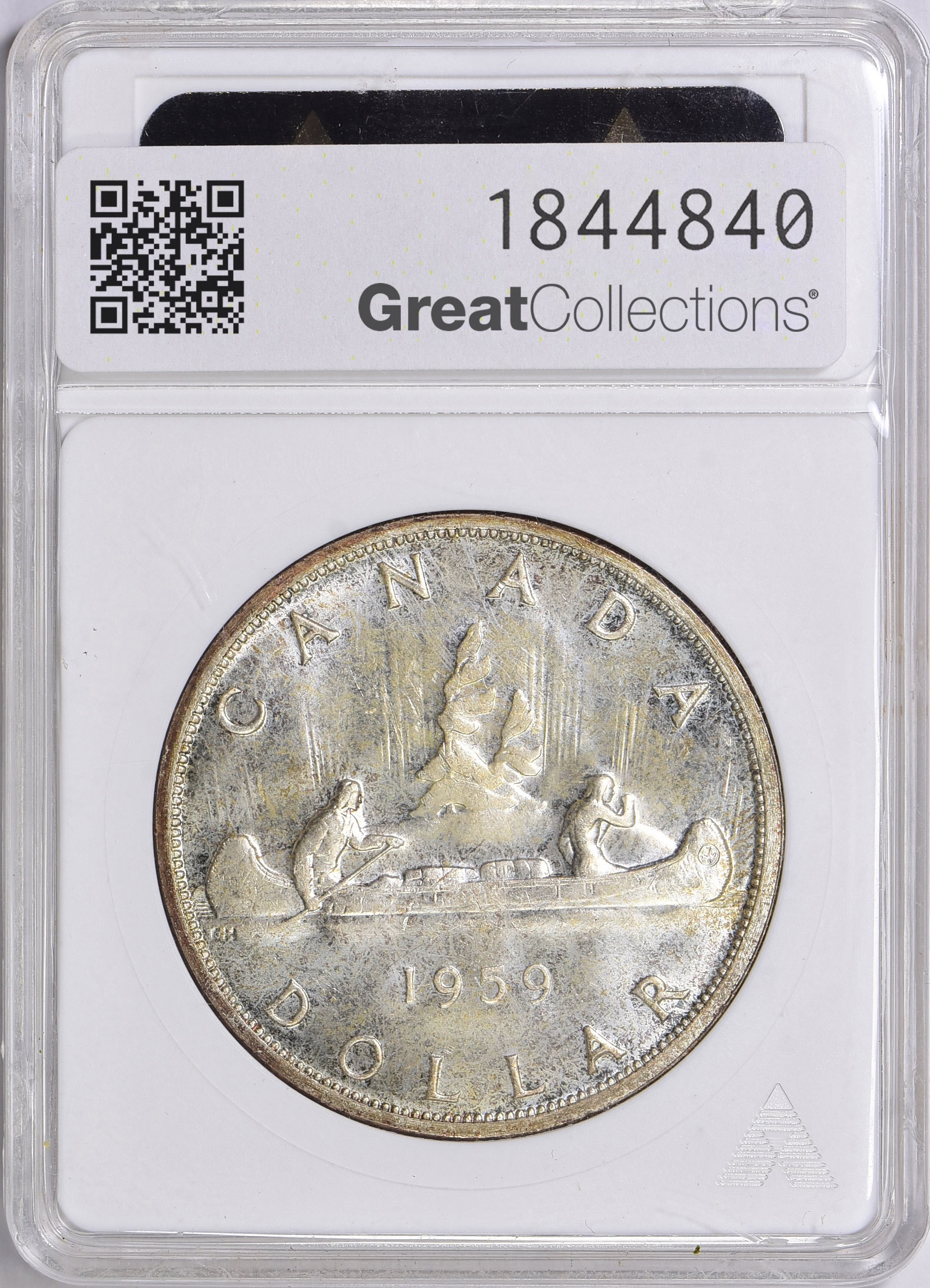 Canada 1959 Silver Dollar KM-54 ANACS MS-63 OH (Item 1844840 ...