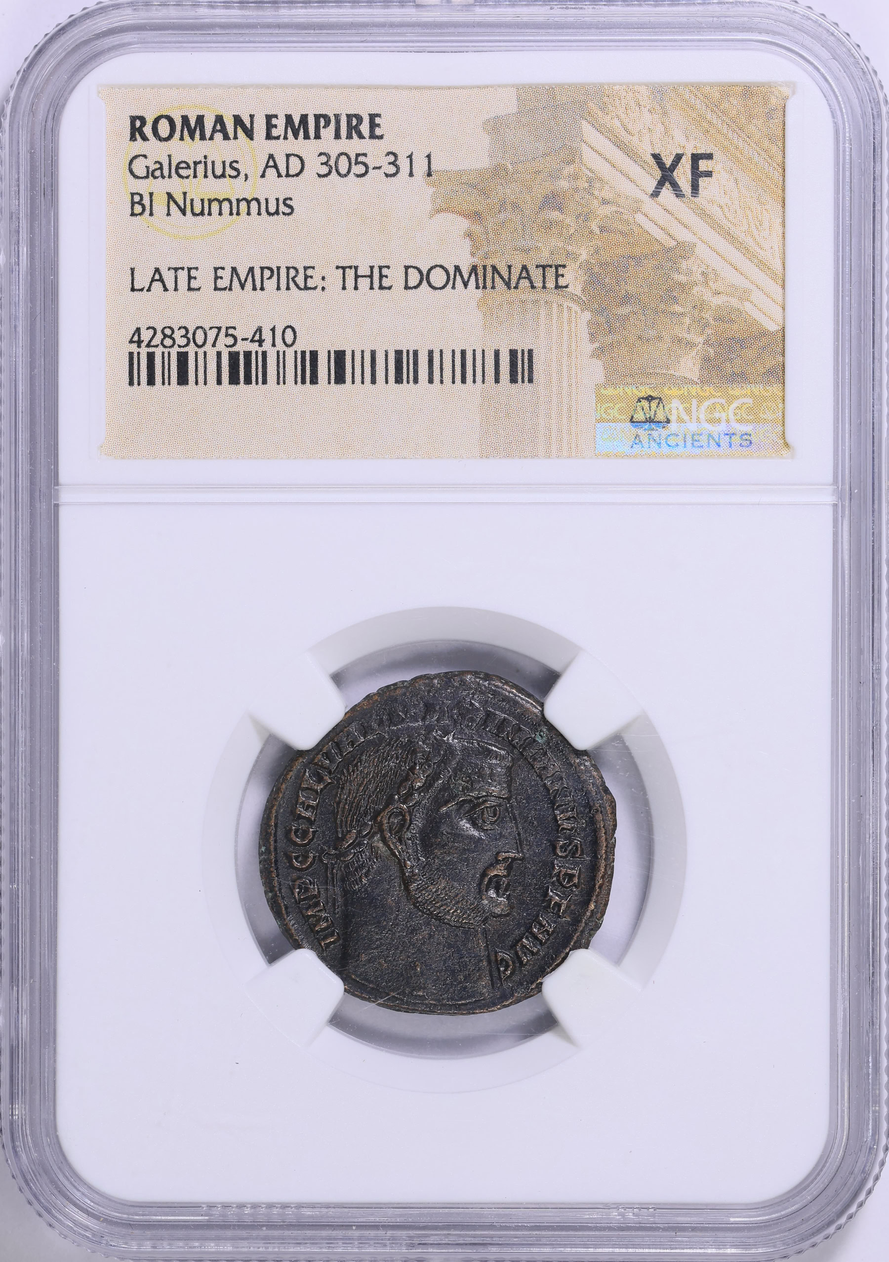 Ancient Roman Empire, Galerius (A.D. 305-311) A.D. 310 AE Follis ...