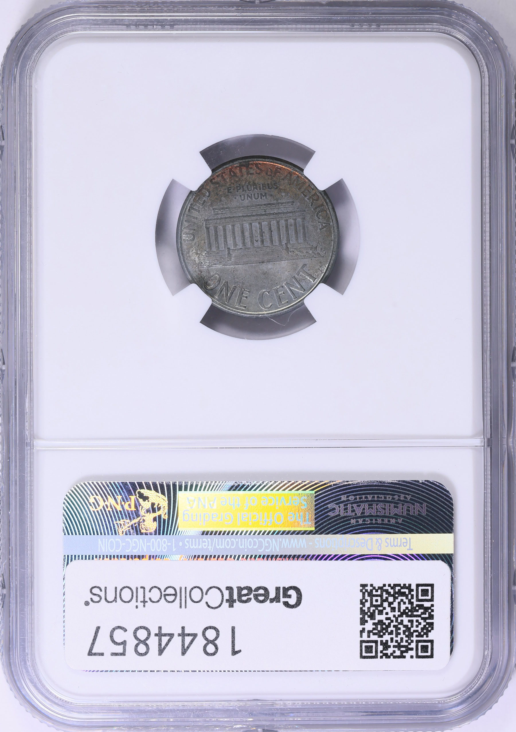 Mint Error 1996 Lincoln Cent Partial Copper Plating NGC MS-64 | NGC ...