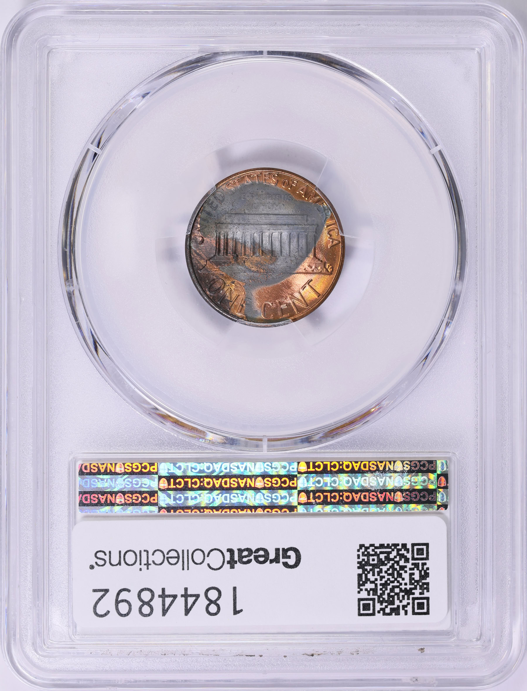 Mint Error 1983 Lincoln Cent Partial Plating PCGS MS-64 RB | PCGS Cert ...