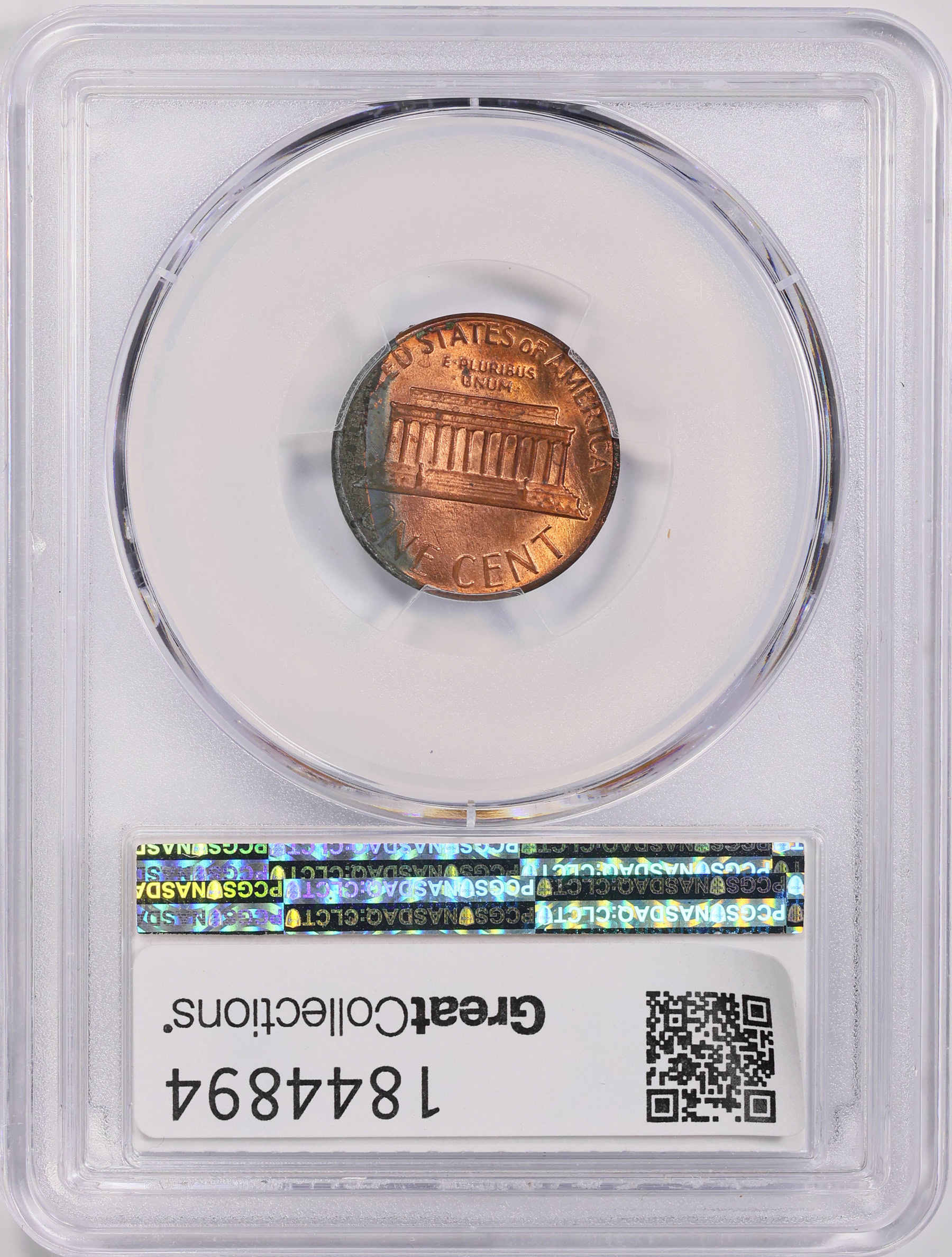 Mint Error 1984 Lincoln Cent Partial Plating PCGS MS-64 RB | PCGS Cert ...