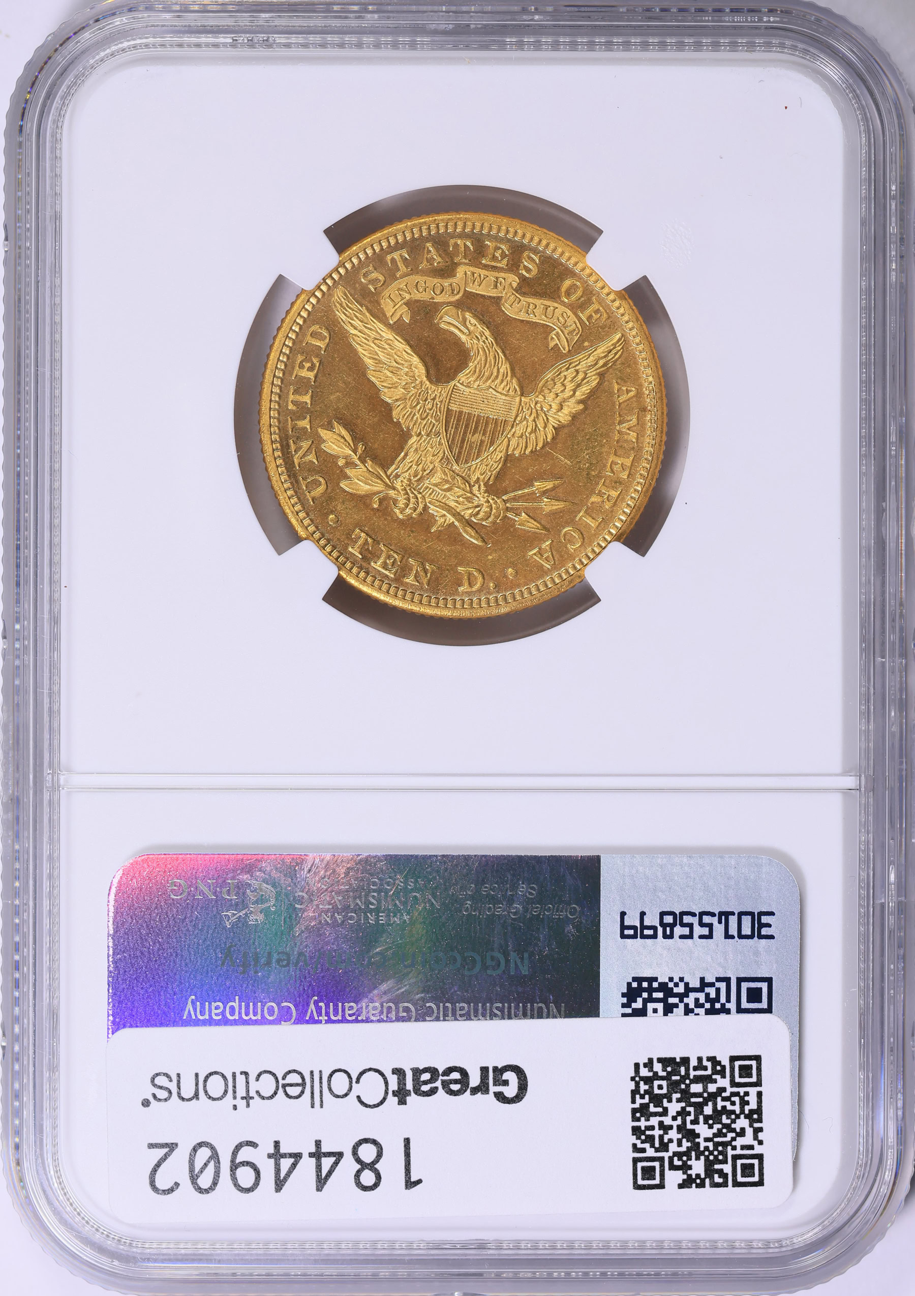 1899 Liberty Gold Eagle NGC Proof-65 (Pittman Collection) (Item 1844902 ...