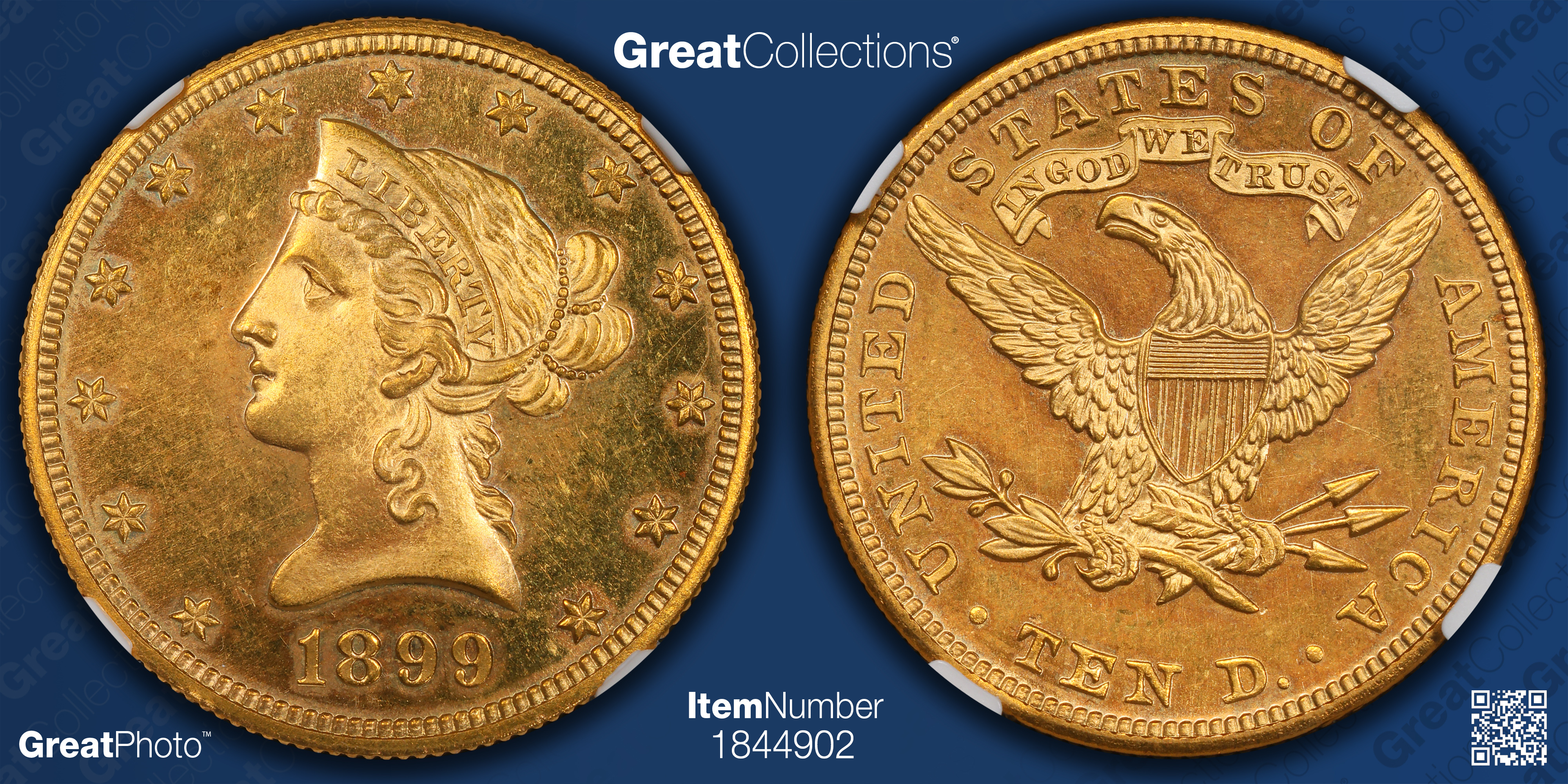 1899 Liberty Gold Eagle NGC Proof-65 (Pittman Collection) (Item 1844902 ...