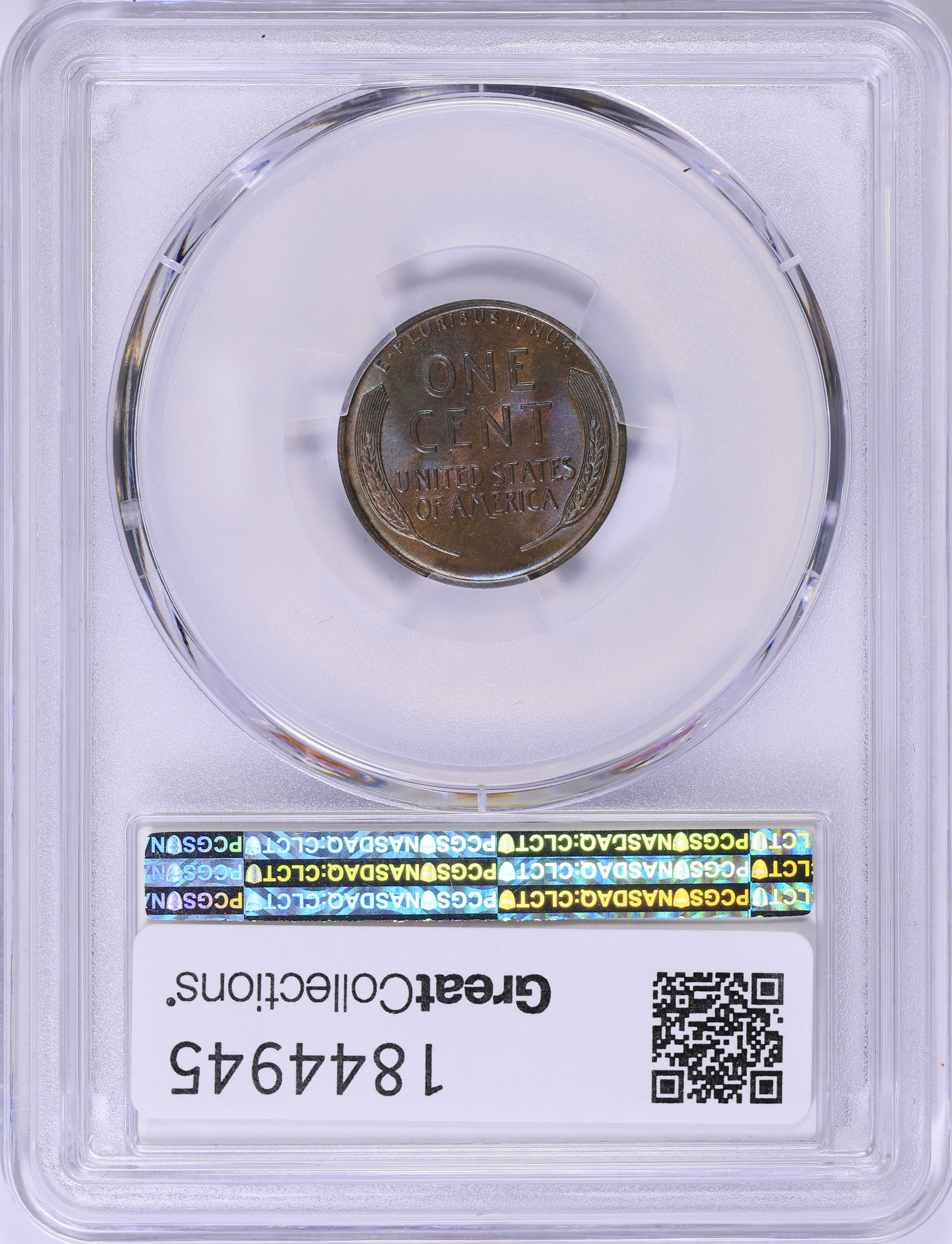 1933-D Lincoln Cent PCGS MS-65 BN (CAC Green) (Toned) (Item 1844945) | GreatCollections Coin ...