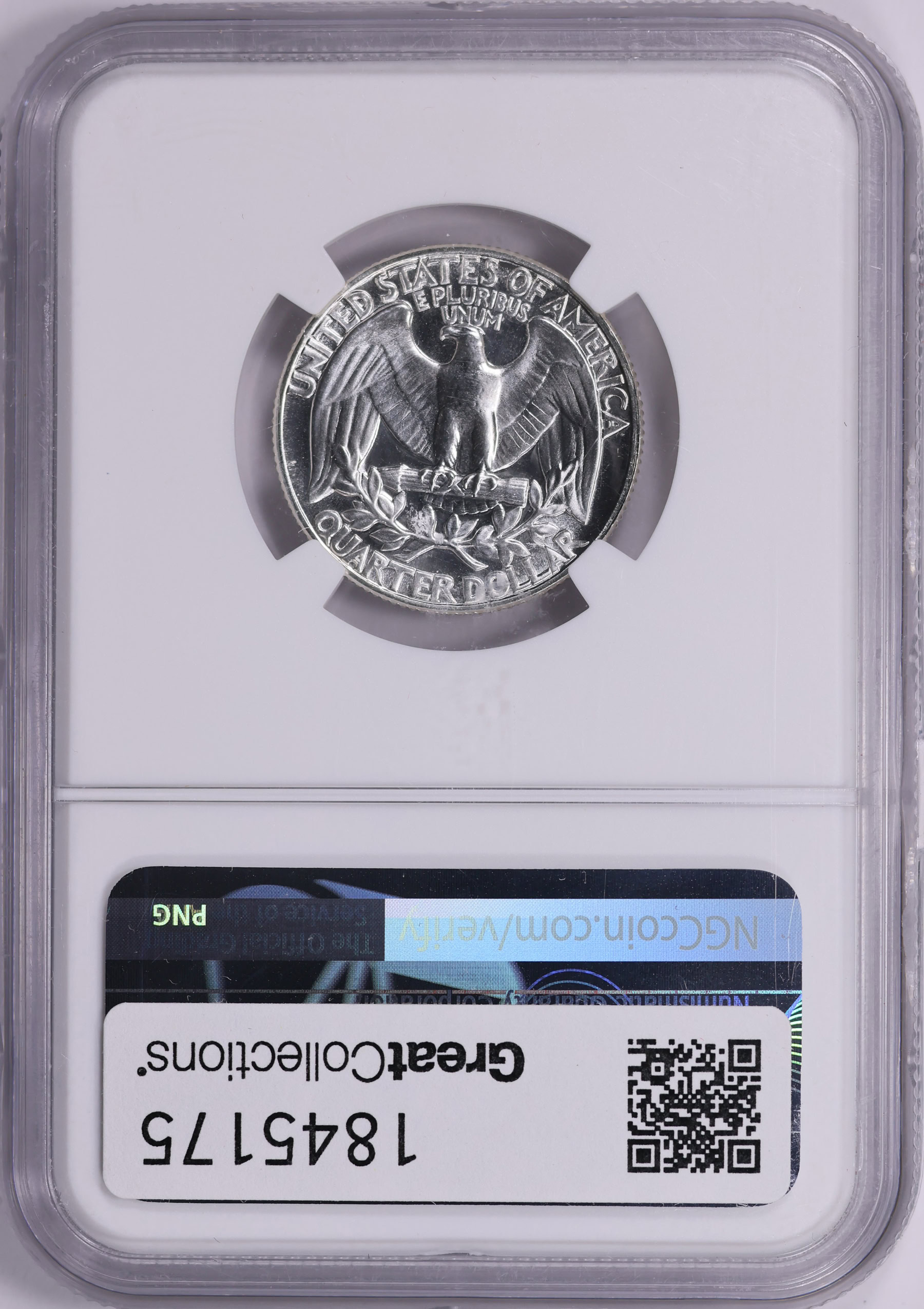 1954 Washington Quarter NGC Proof-67 (Item 1845175) | GreatCollections Coin Auctions