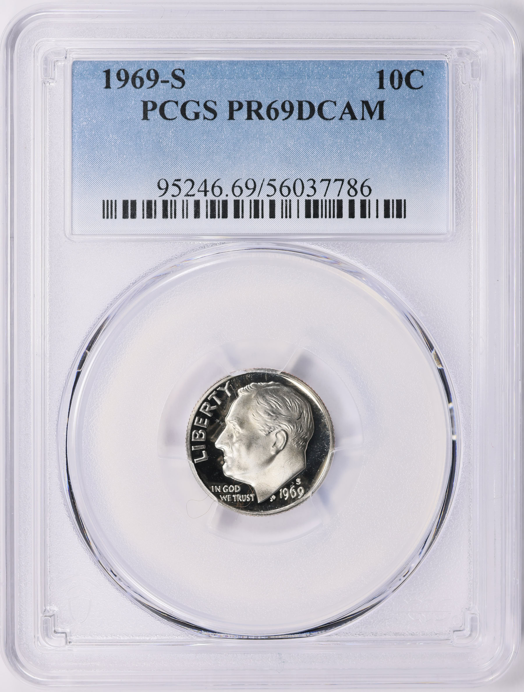 1969-S Roosevelt Dime PCGS Proof-69 DCAM (Item 1845197 ...