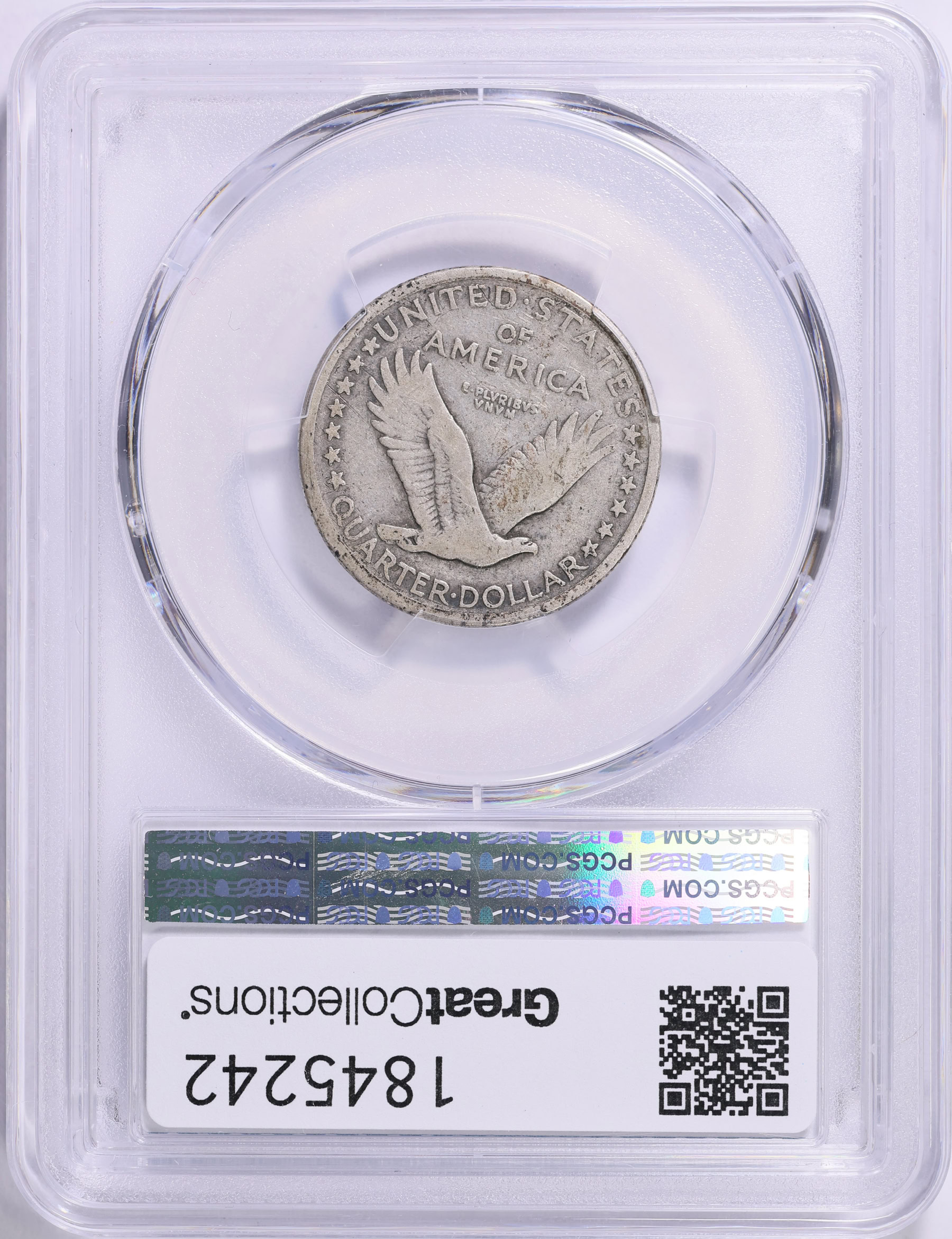 1916 Standing Liberty Quarter PCGS VG-8 (CAC Green) (Item 1845242) | GreatCollections Coin Auctions