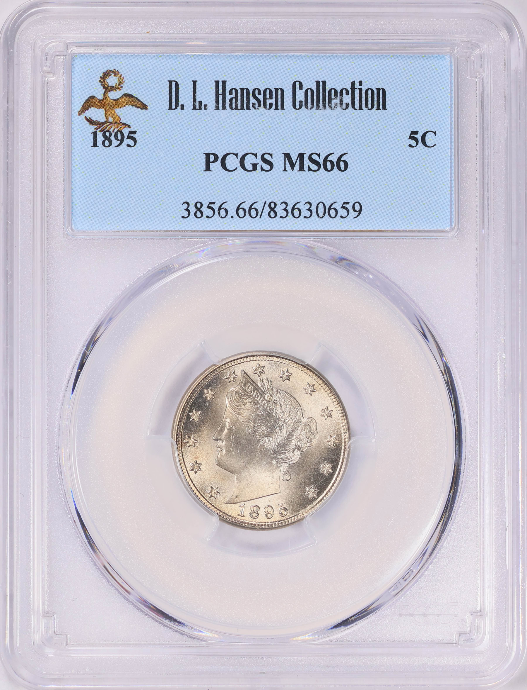 1895 Liberty Nickel PCGS MS-66 (D.L. Hansen Collection) (Item 1845263 ...