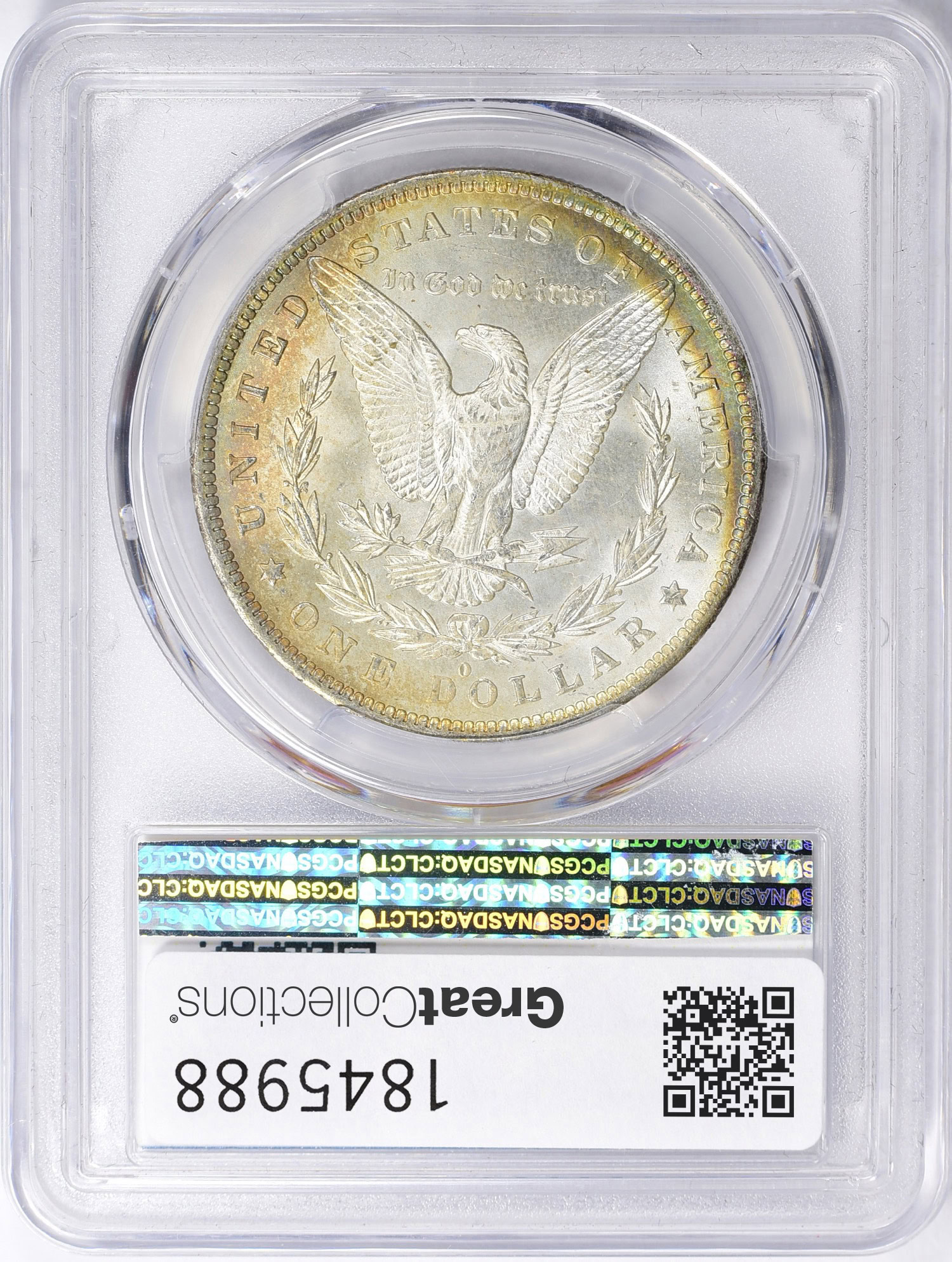 1883-O Morgan Silver Dollar PCGS MS-63 (Toned) (Item 1845988) | GreatCollections Coin Auctions