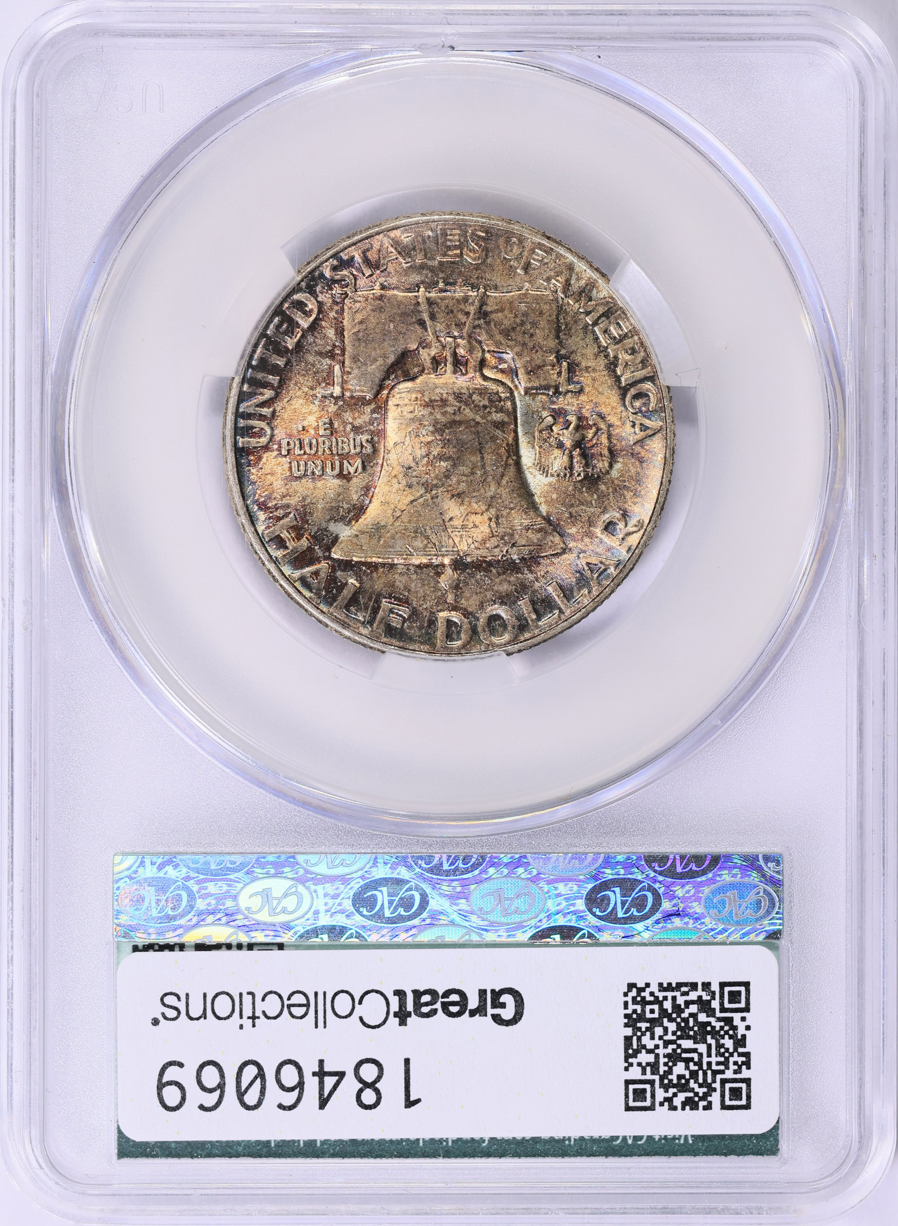 1955 Franklin Half Dollar CACG MS-63 (Toned) (Item 1846069 ...