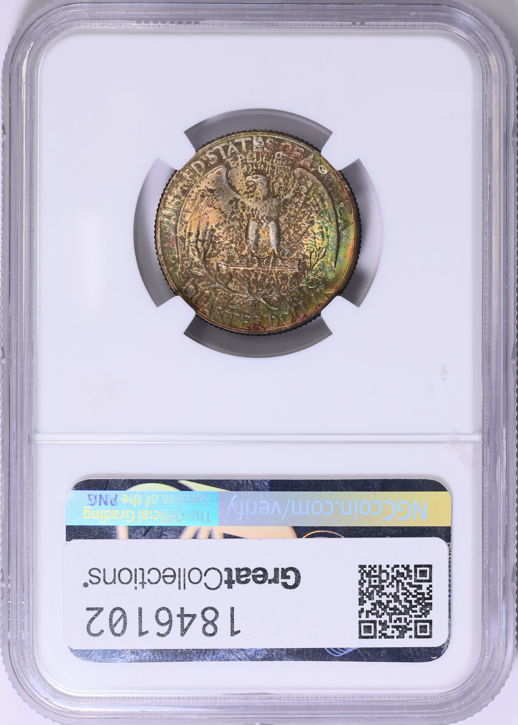 1950-S Washington Quarter NGC MS-68+ ★ (Toned) (Item 1846102 ...