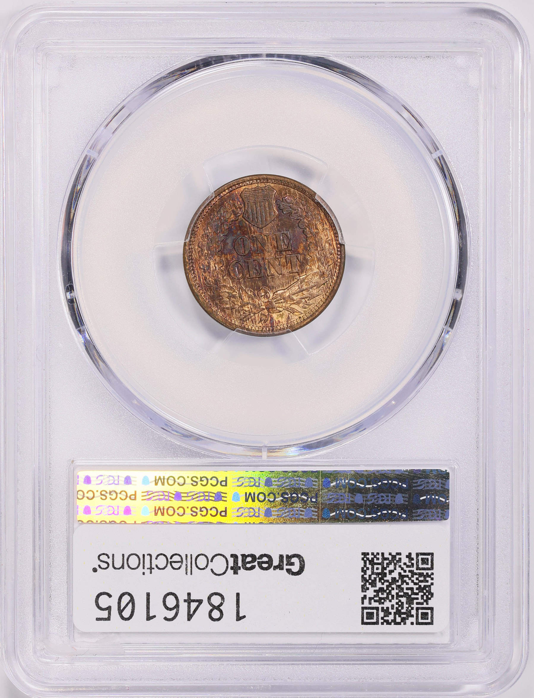 1865 Indian Cent Plain 5 PCGS MS-64 RB (Item 1846105) | GreatCollections Coin Auctions
