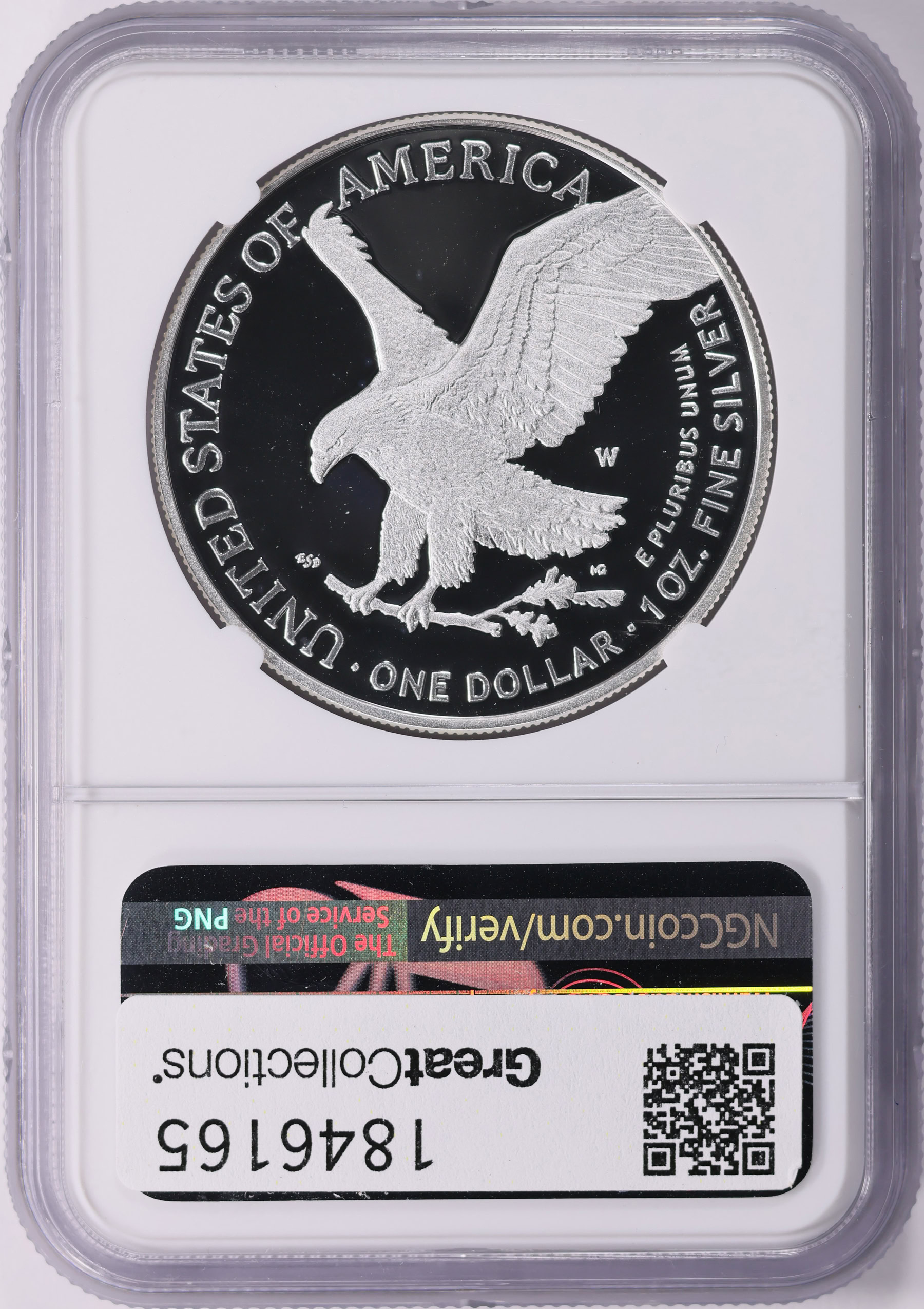 2023-W $1 Silver Eagle (From the Congratulations Set) First Day of Issue NGC Proof-70 UC (Item ...
