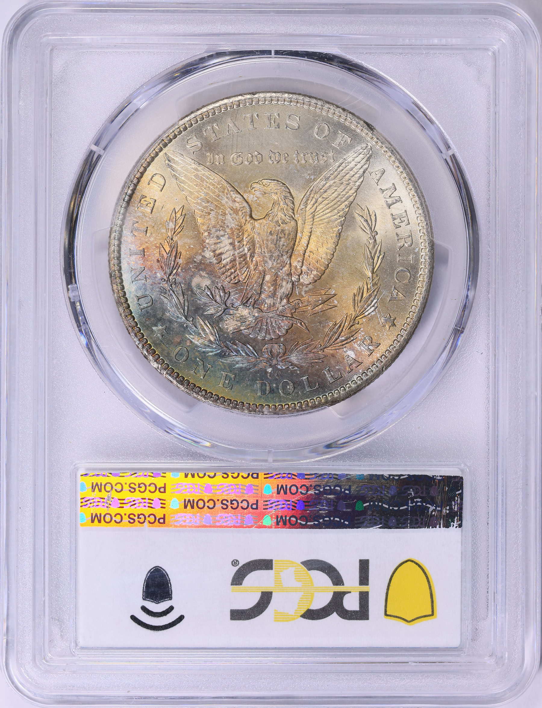 1884-CC Morgan Silver Dollar PCGS MS-64+ (CAC Green) (Toned) (Item 1846175) | GreatCollections ...