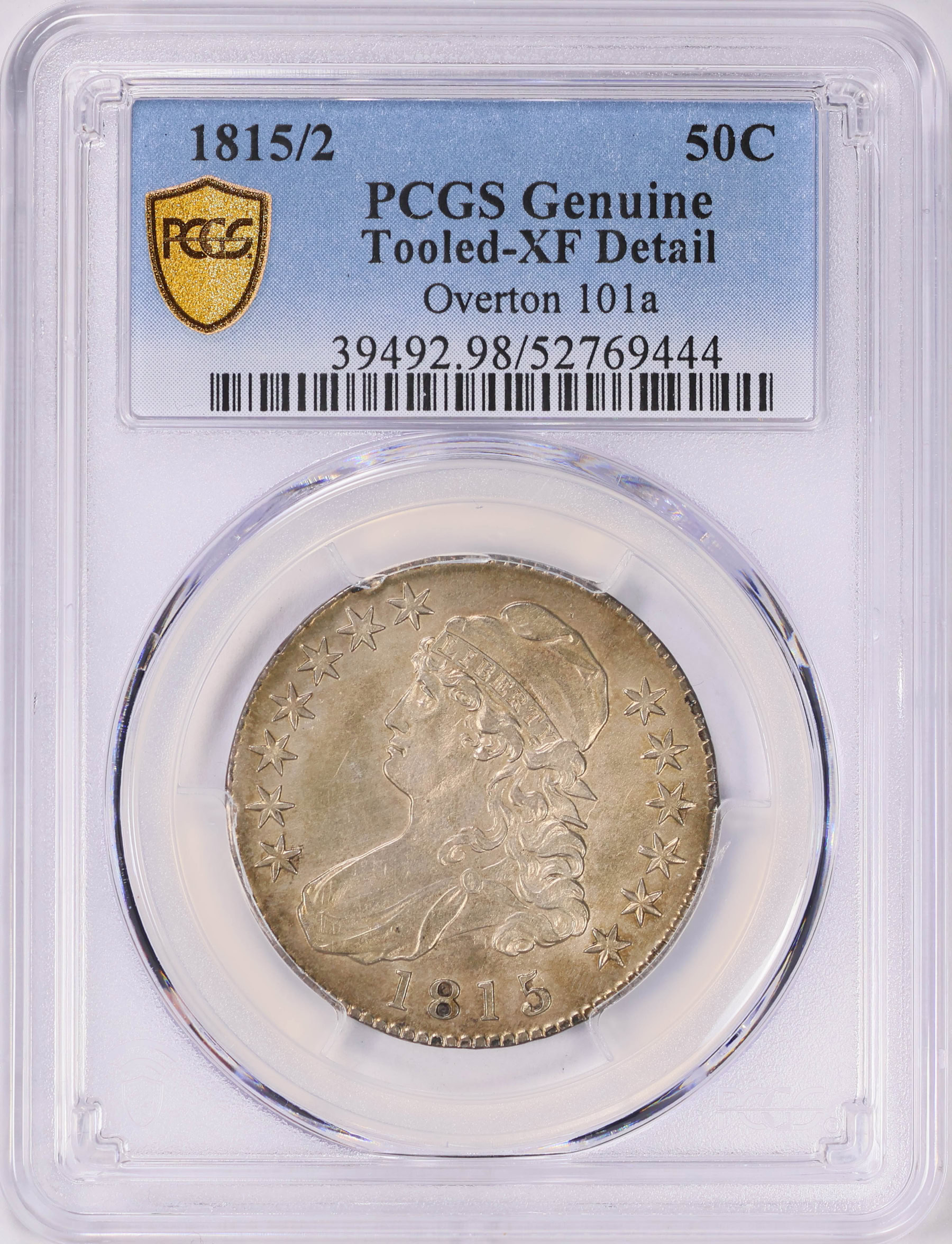 1815/2 Capped Bust Half Dollar Overton 101a PCGS Genuine XF Details (Item 1846183 ...