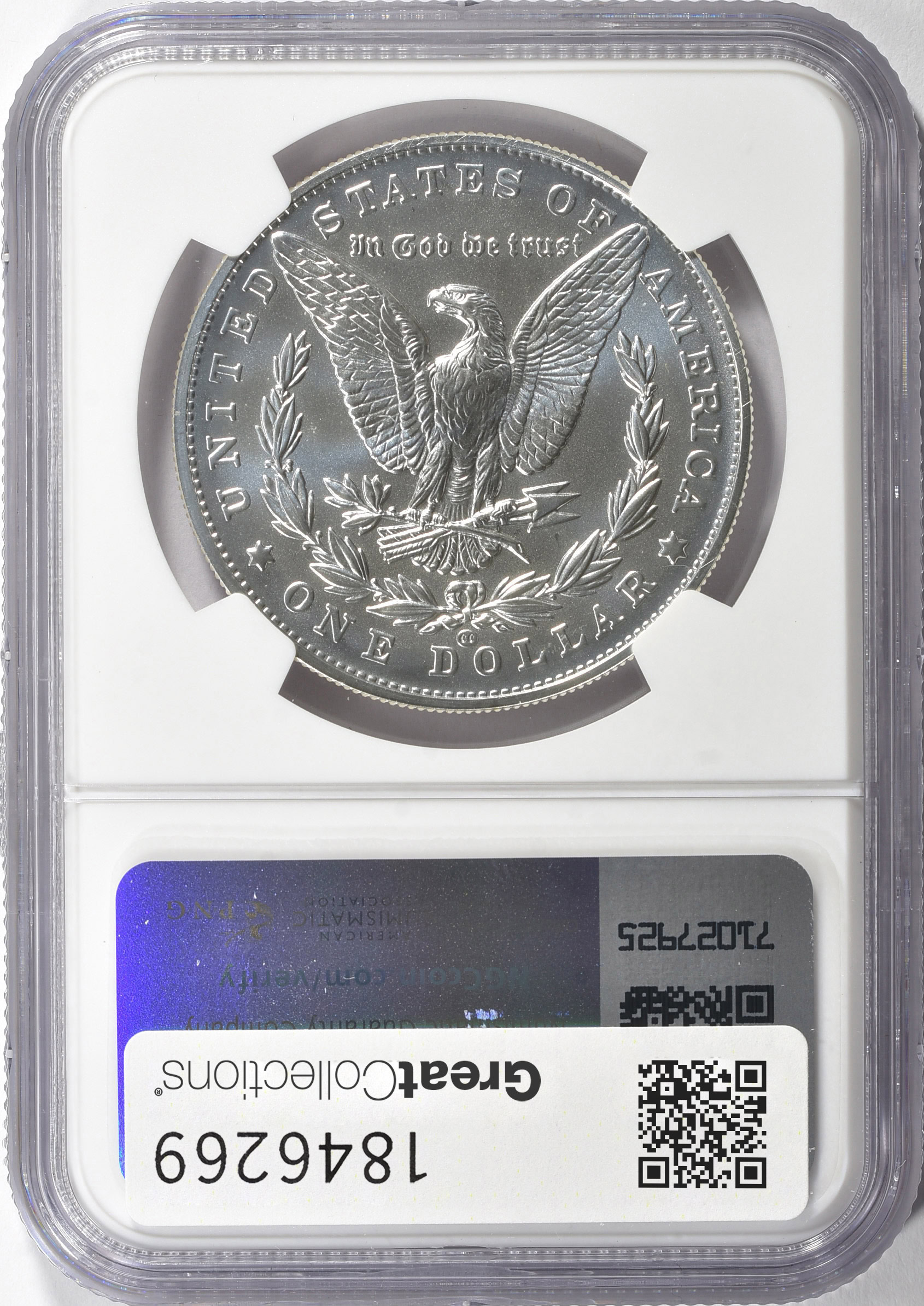 2021-CC Morgan Silver Dollar CC Privy 100th Anniversary NGC MS-70 (Item ...