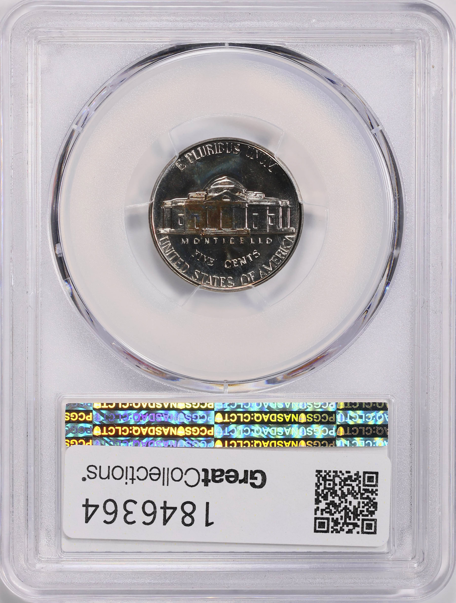 1954 Jefferson Nickel PCGS Proof-66 (Toned) (Item 1846364) | GreatCollections Coin Auctions