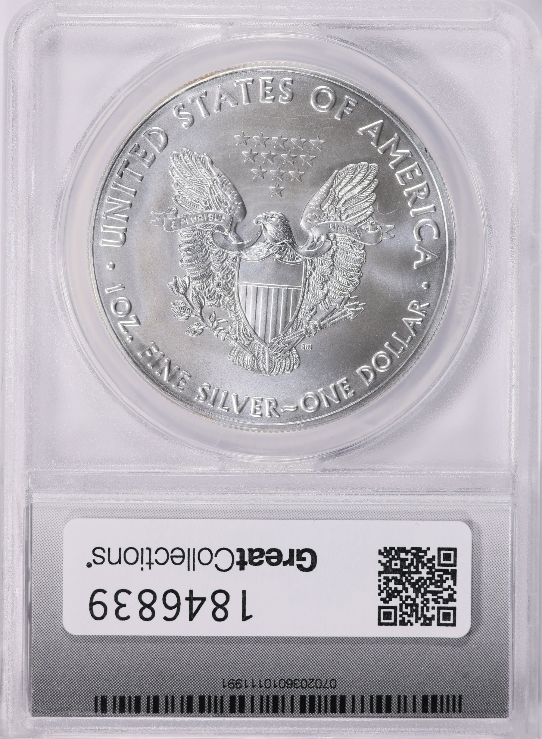 2017 $1 Silver Eagle First Day of Issue ANACS MS-70 (Item 1846839 ...