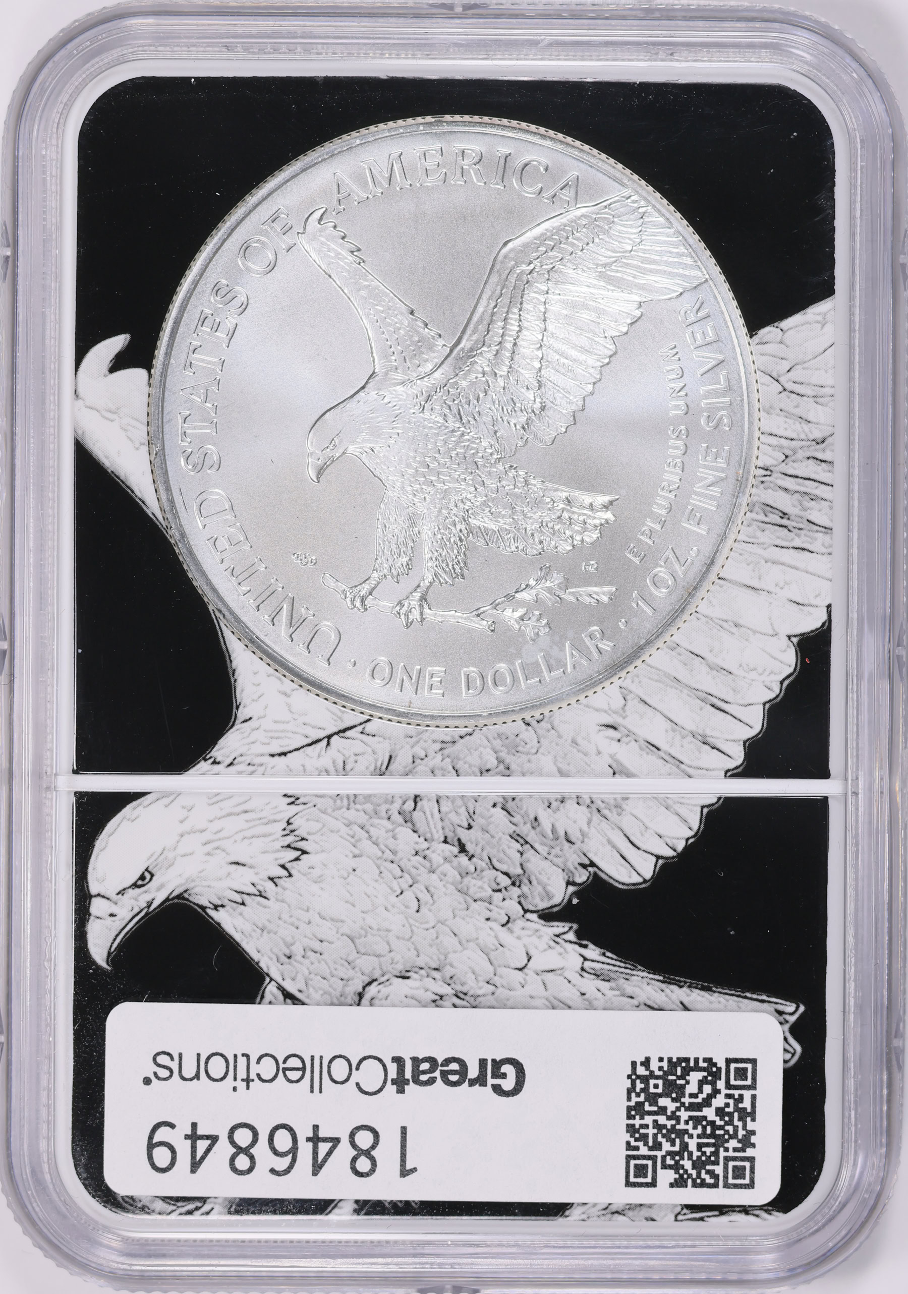 2021-(S) $1 Silver Eagle Type 2 Emergency Production Struck at San ...