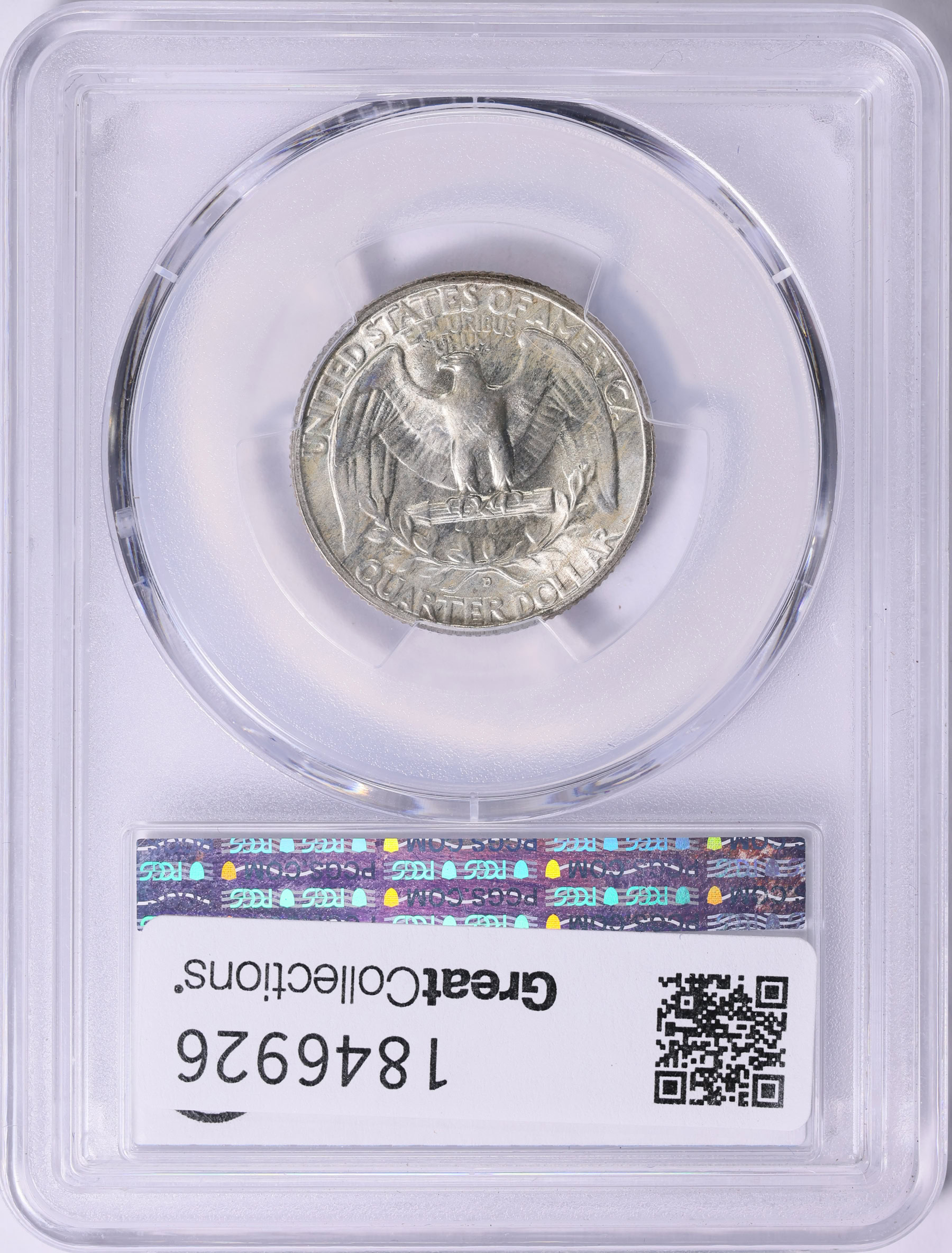1946-D Washington Quarter PCGS MS-67 (Item 1846926) | GreatCollections Coin Auctions