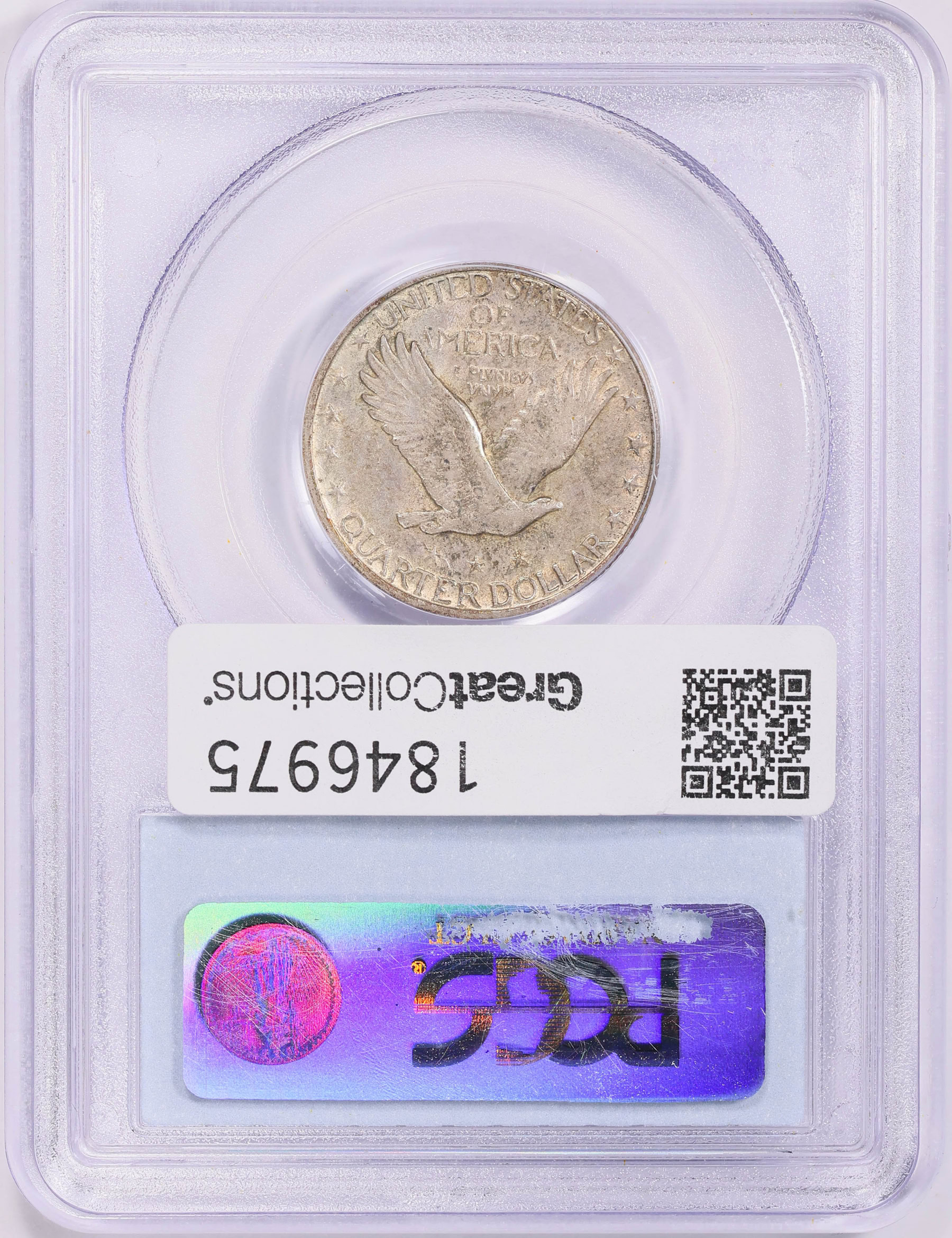 1927-S Standing Liberty Quarter PCGS AU-50 (Item 1846975 ...