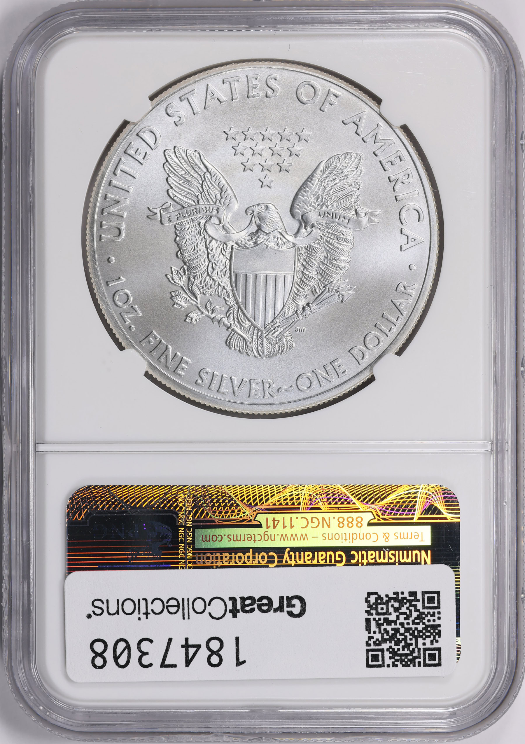 2014-(W) $1 Silver Eagle Early Releases Struck at West Point NGC MS-70 (Item 1847308 ...