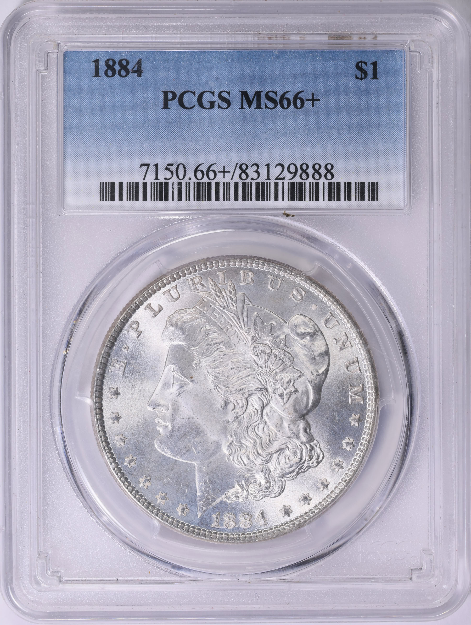 1884 Morgan Silver Dollar PCGS MS-66+ (Item 1847350) | GreatCollections Coin Auctions