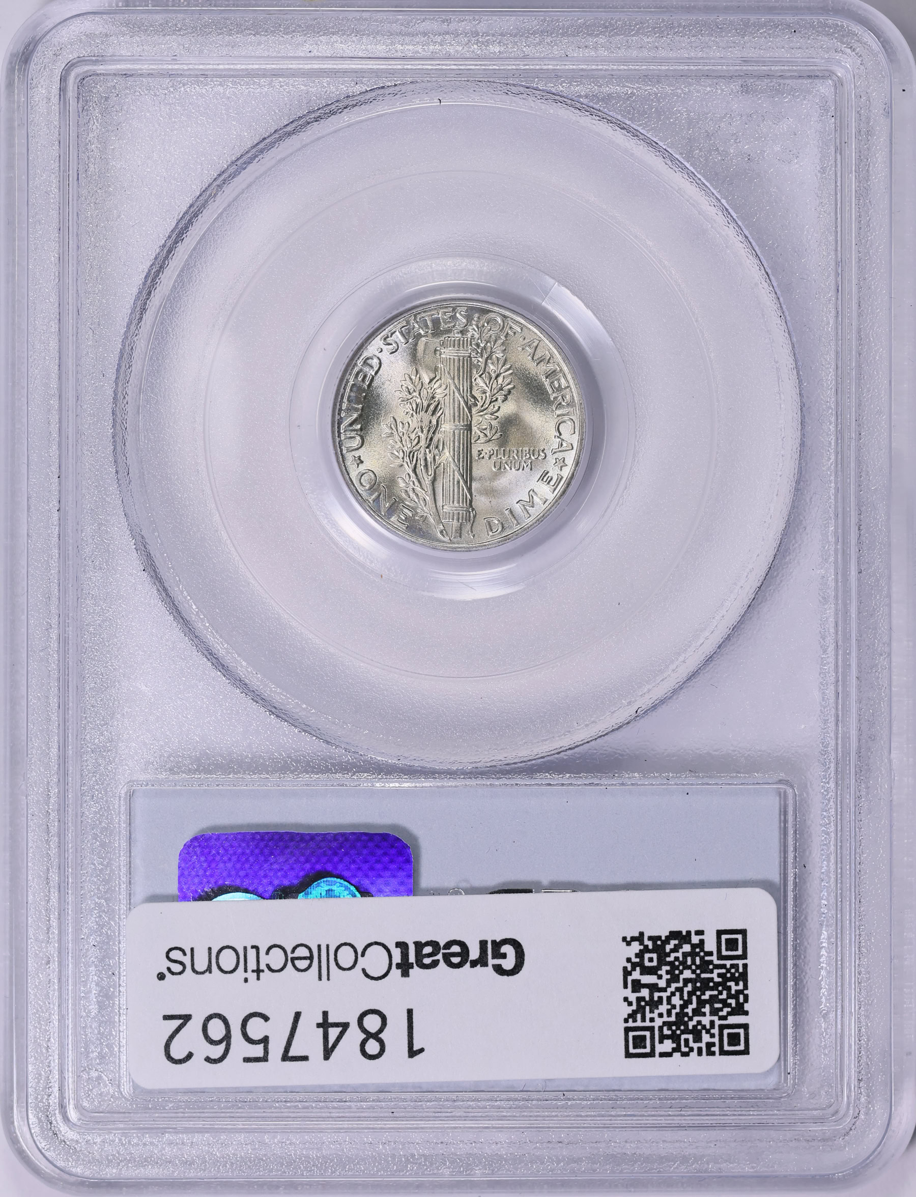 1935 Mercury Dime PCGS MS-67 FB (Item 1847562) | GreatCollections Coin Auctions