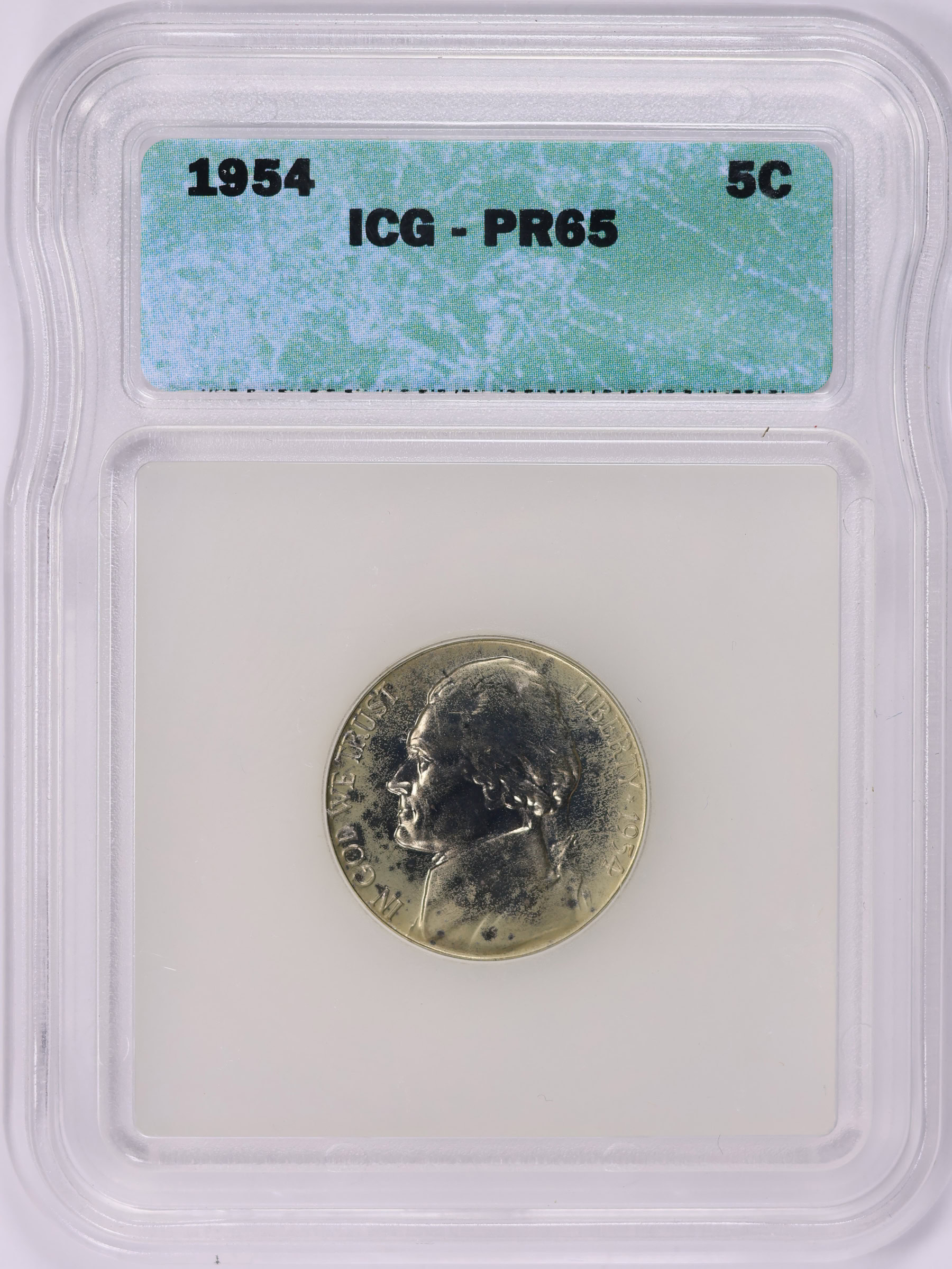 1954 Jefferson Nickel ICG Proof-65 (Item 1848531) | GreatCollections Coin Auctions