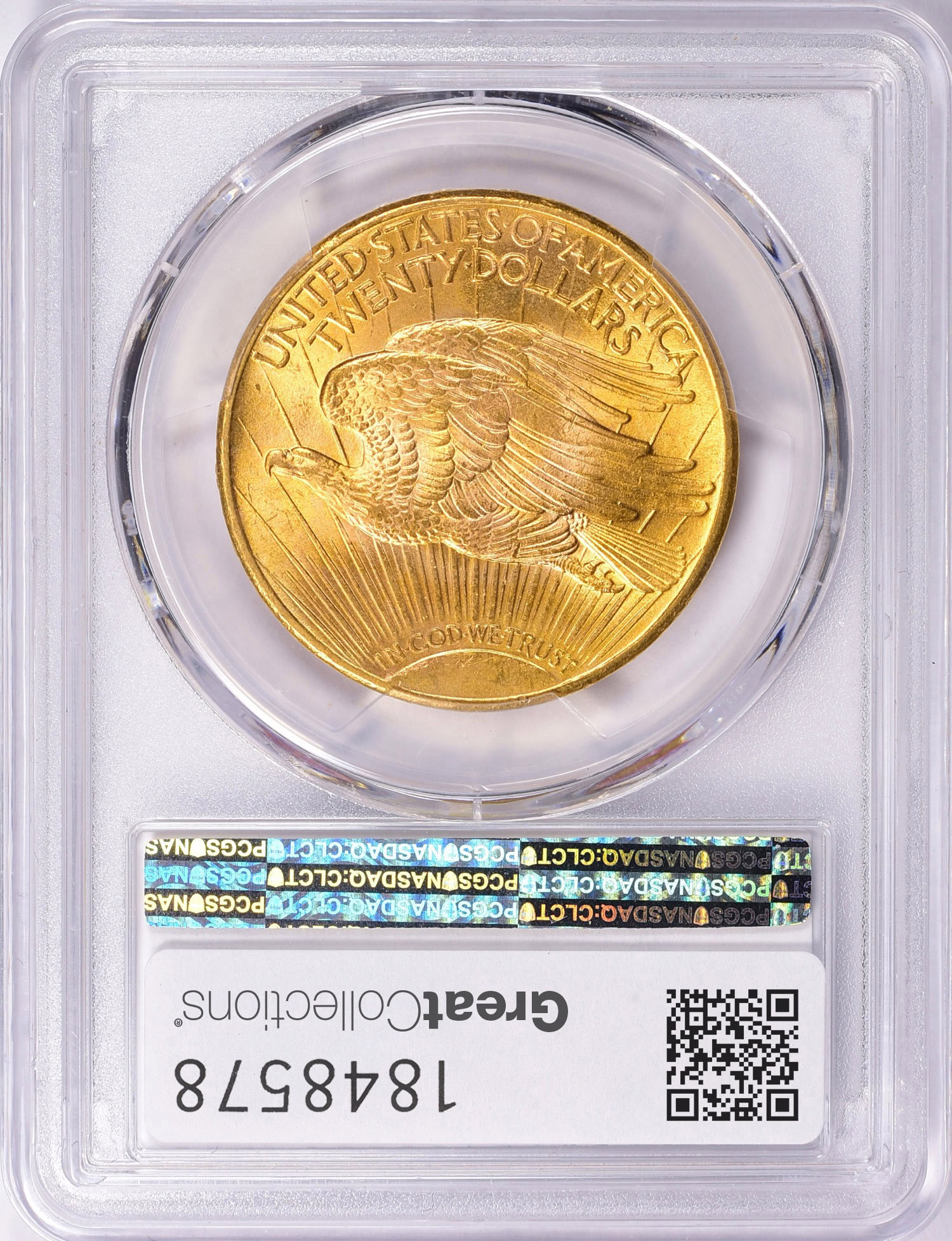 1925 Saint-Gaudens Gold Double Eagle PCGS MS-66 (Item 1848578) | GreatCollections Coin Auctions