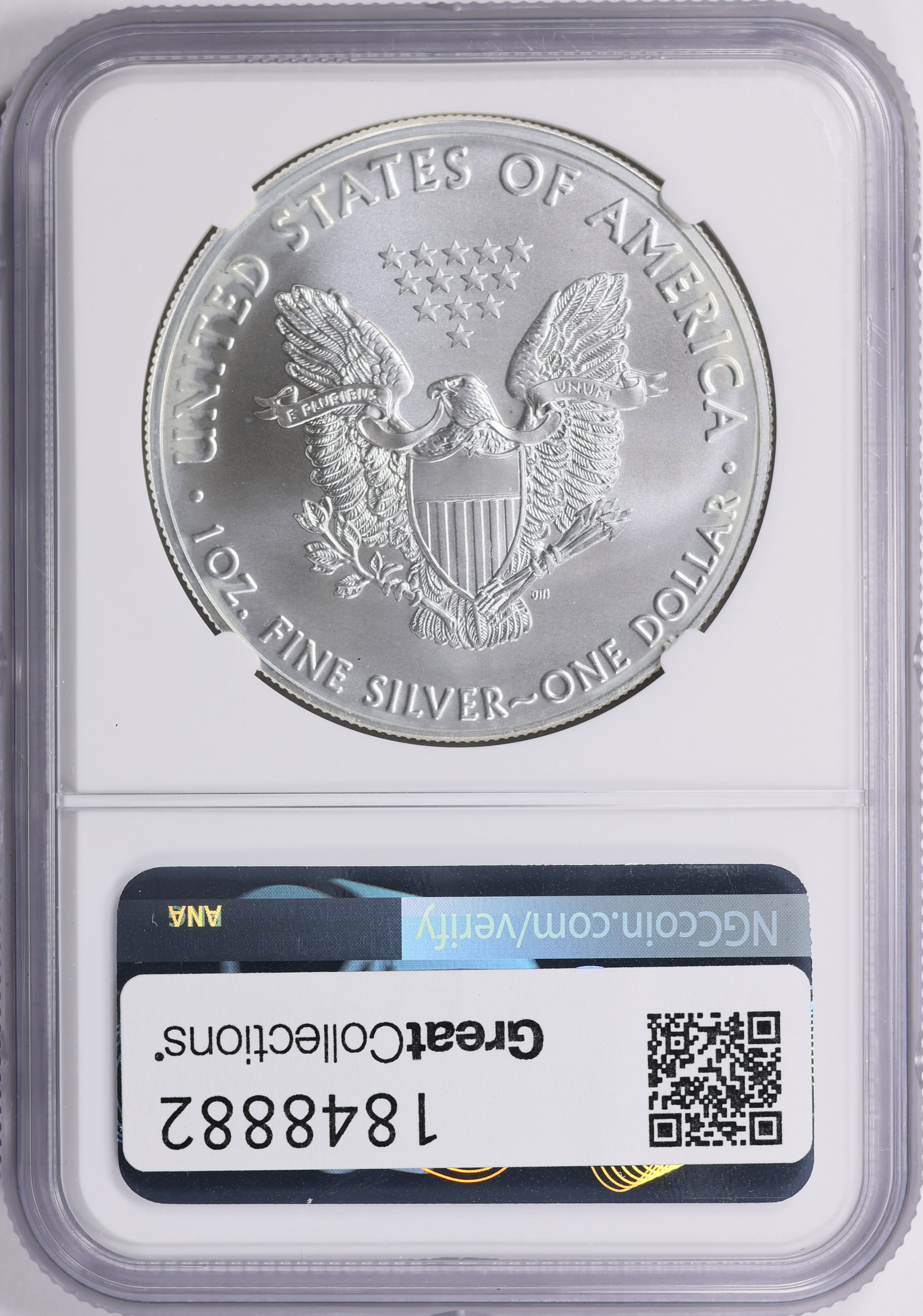 2021-(S) $1 Silver Eagle Type 1 Struck at San Francisco Emergency Issue First Day of Issue NGC ...