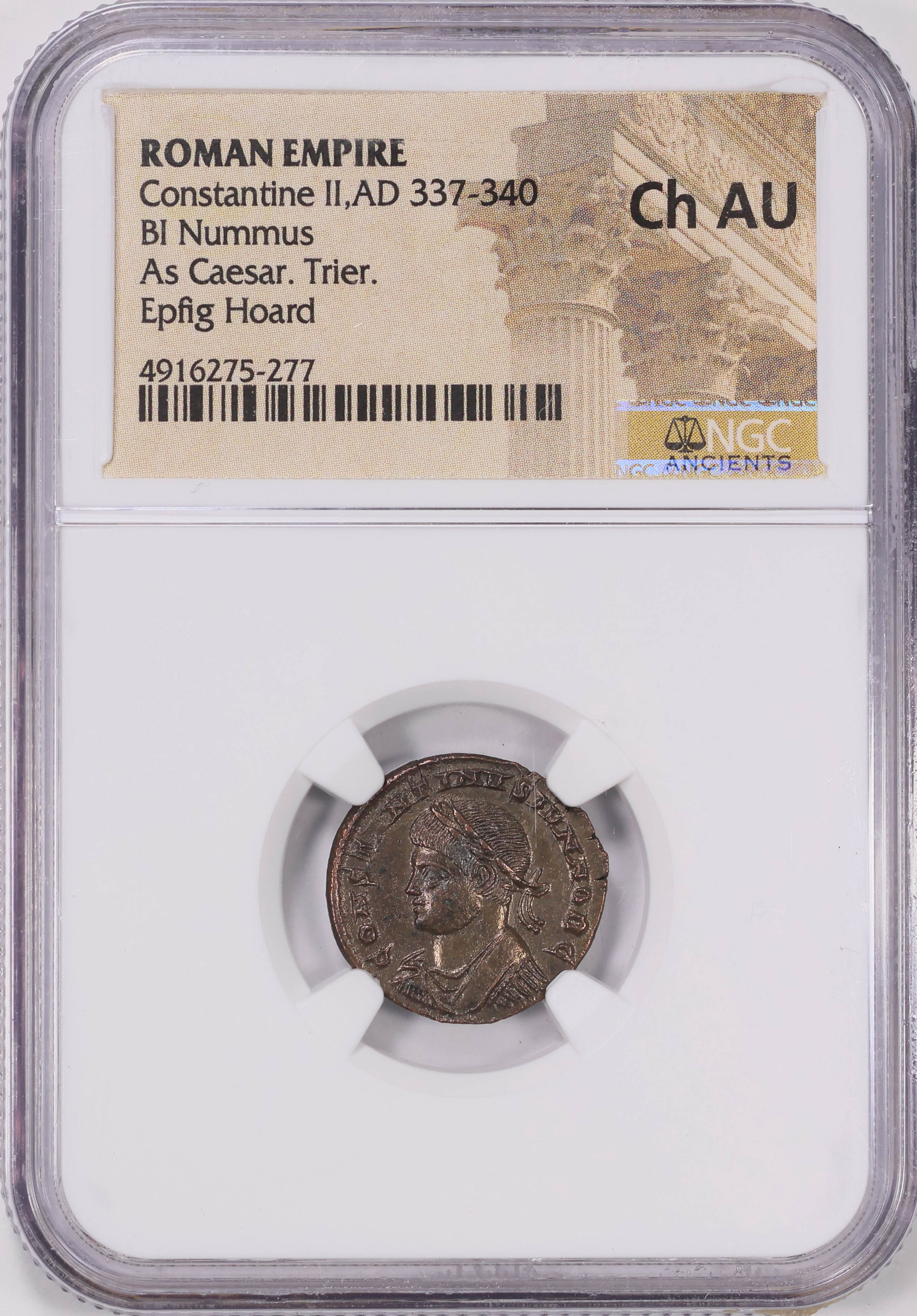 Ancient Roman Empire, Constantine II as Caesar (A.D. 316-337) A.D. 326 ...