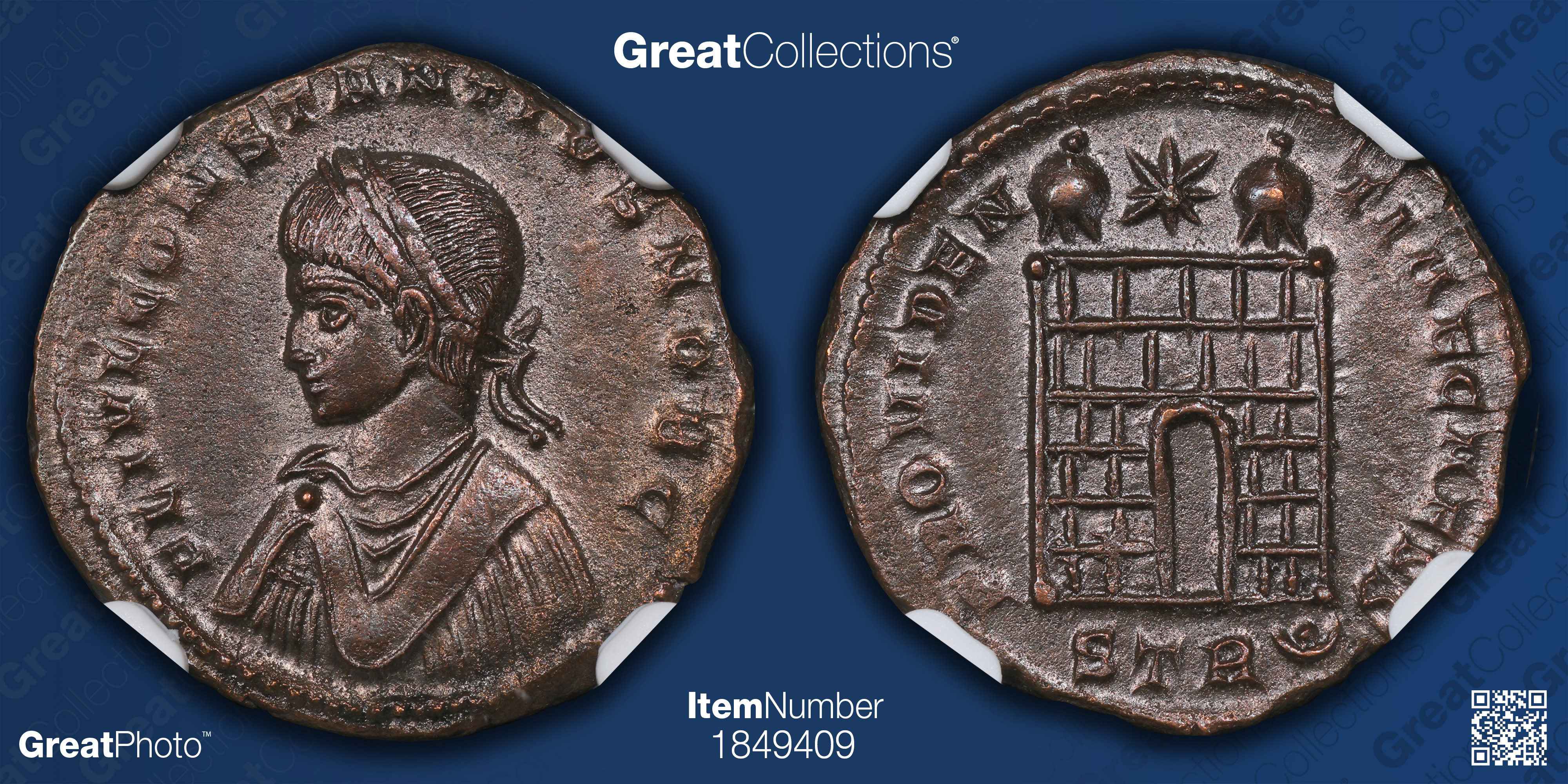 Ancient Roman Empire, Constantius II as Caesar (A.D. 324-337) c.A.D ...