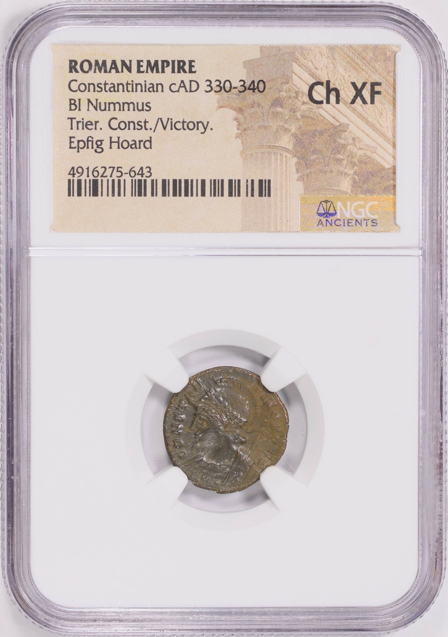 Ancient Roman Empire, Constantinian (A.D. 330-340) c.A.D. 332-333 BI ...