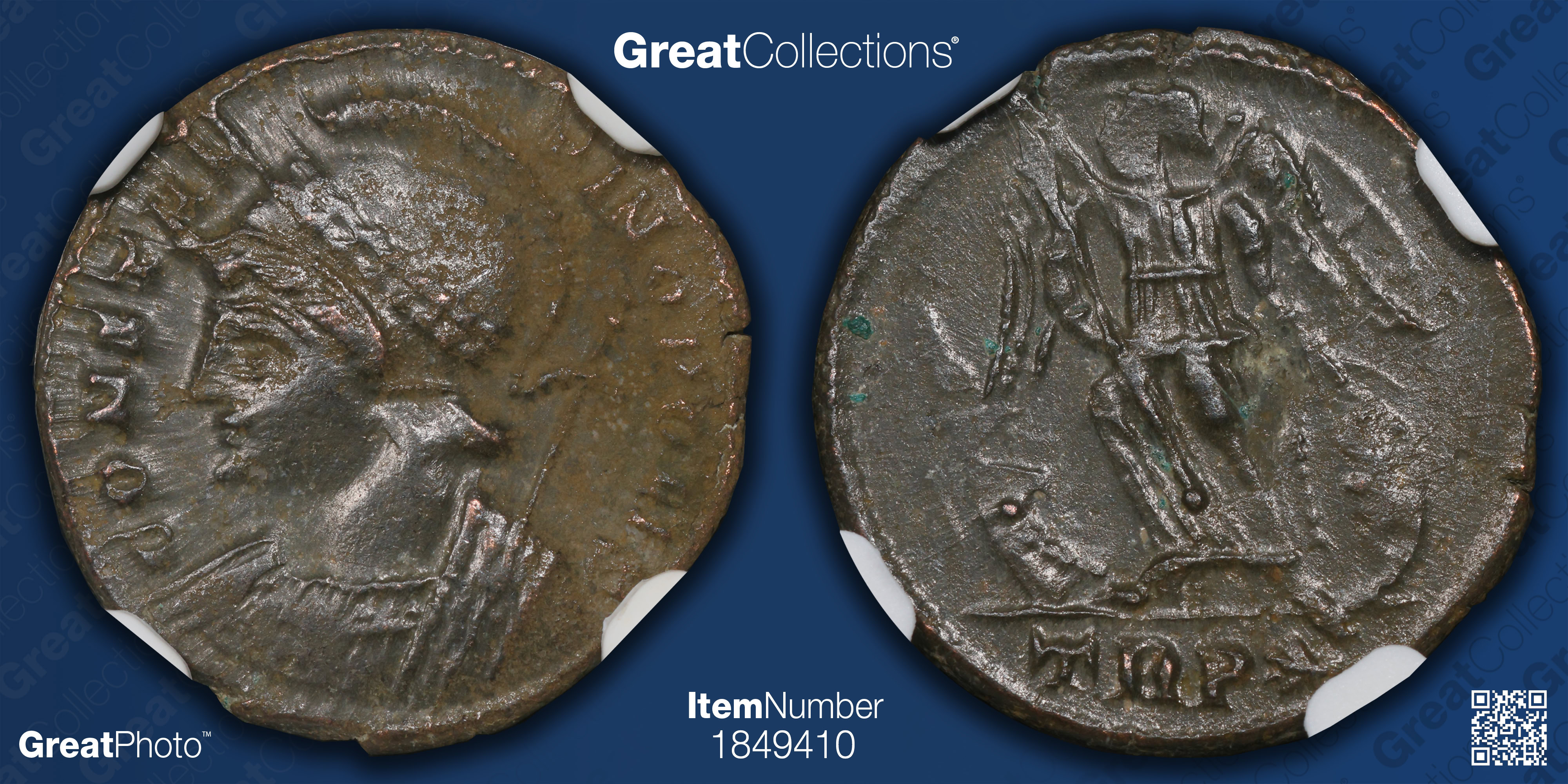 Ancient Roman Empire, Constantinian (A.D. 330-340) c.A.D. 332-333 BI ...