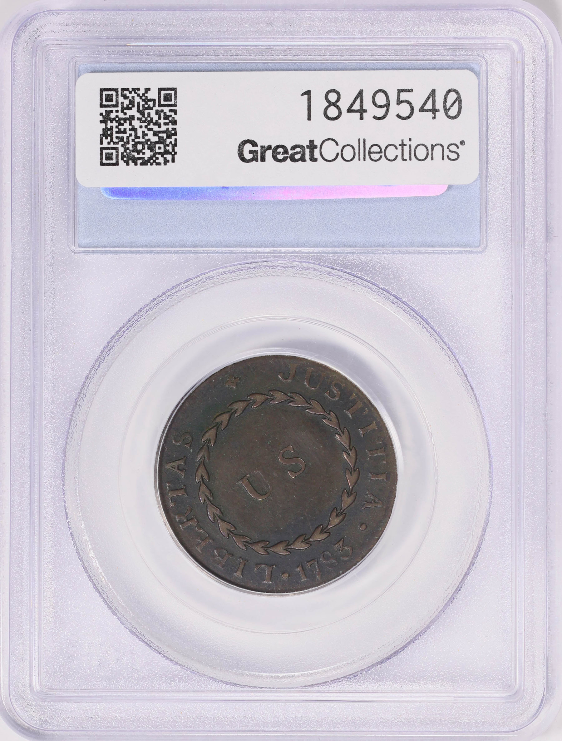 1783 Nova Constellatio Blunt Rays PCGS VF-35 (Item 1849540 ...