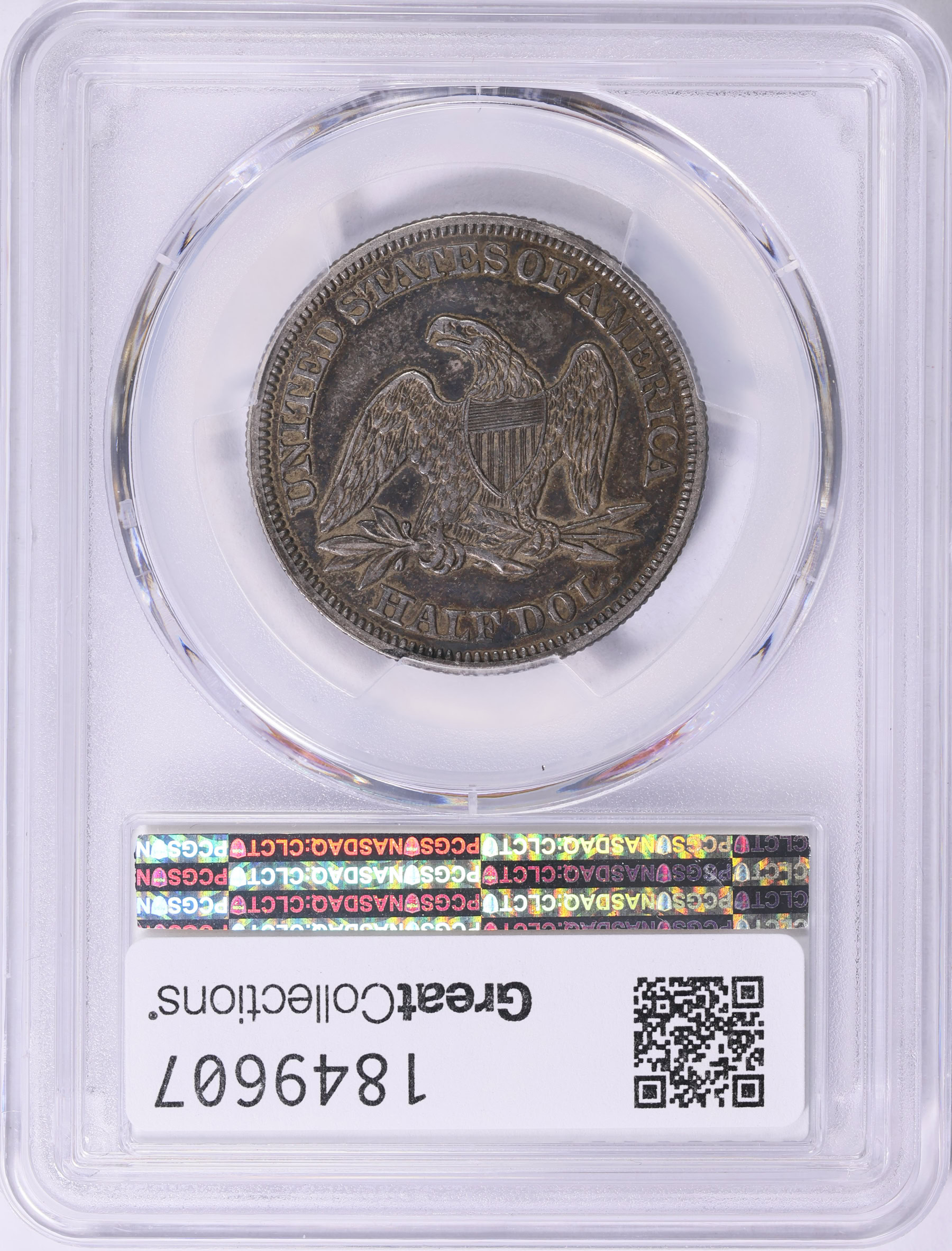 1859 Seated Liberty Half Dollar PCGS XF-40 (Item 1849607) | GreatCollections Coin Auctions