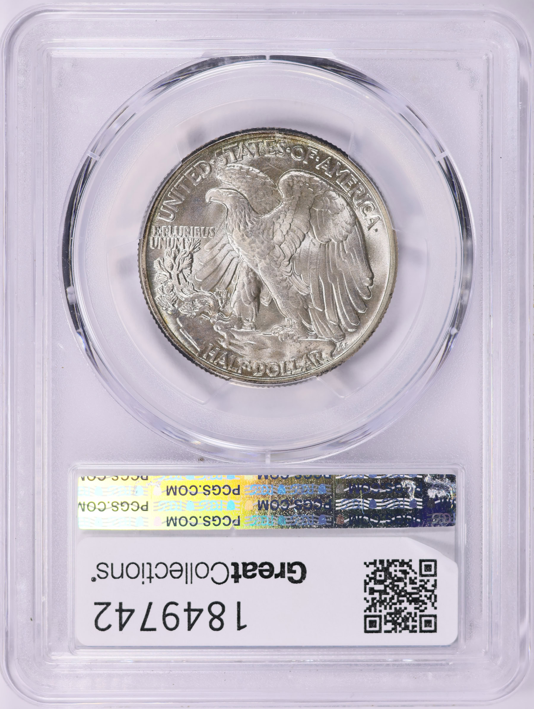 1945 Walking Liberty Half Dollar PCGS MS-67+ (CAC Green) (Duckor Collection) (Item 1849742 ...