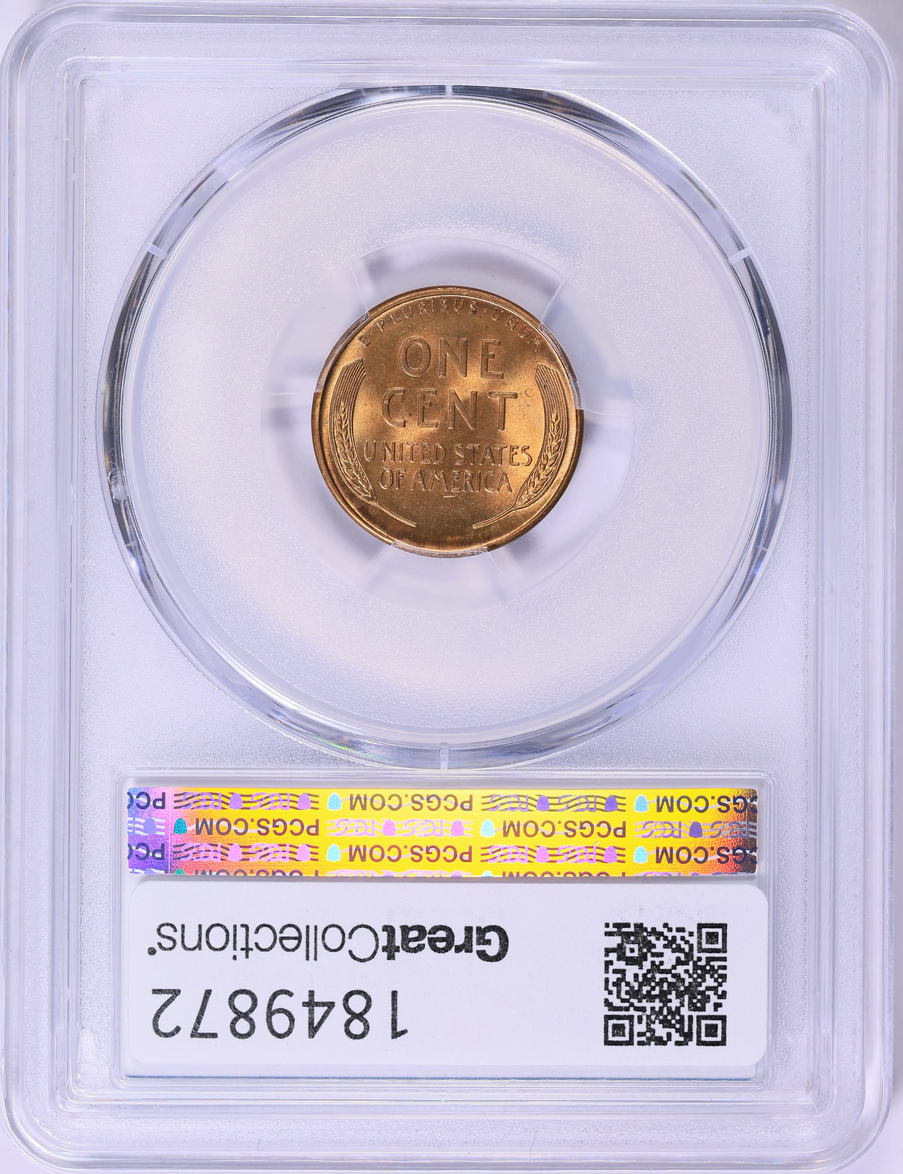 1945-D Lincoln Cent PCGS MS-67 RD (Item 1849872) | GreatCollections Coin Auctions