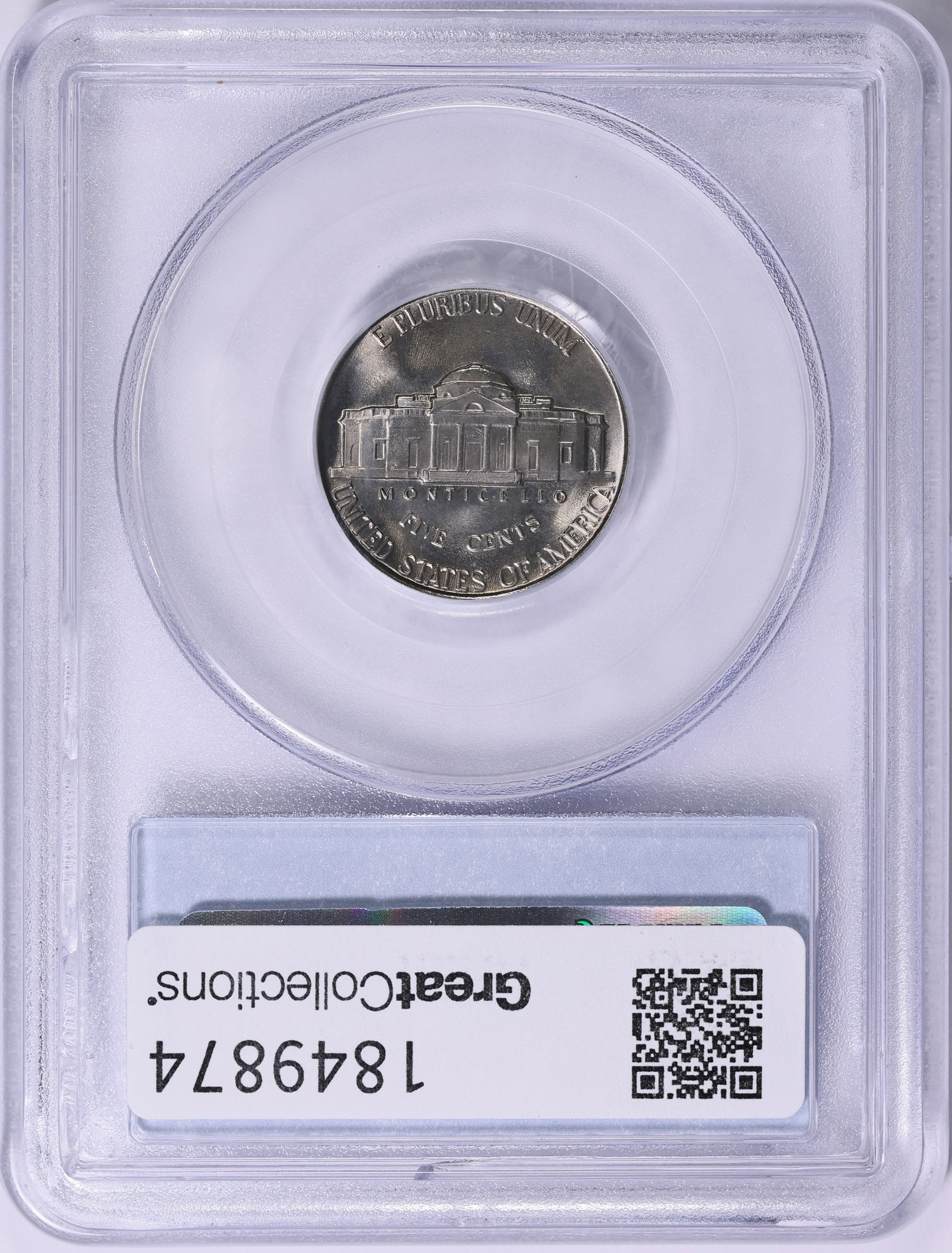 1940 Jefferson Nickel PCGS MS-66 FS (Item 1849874) | GreatCollections Coin Auctions