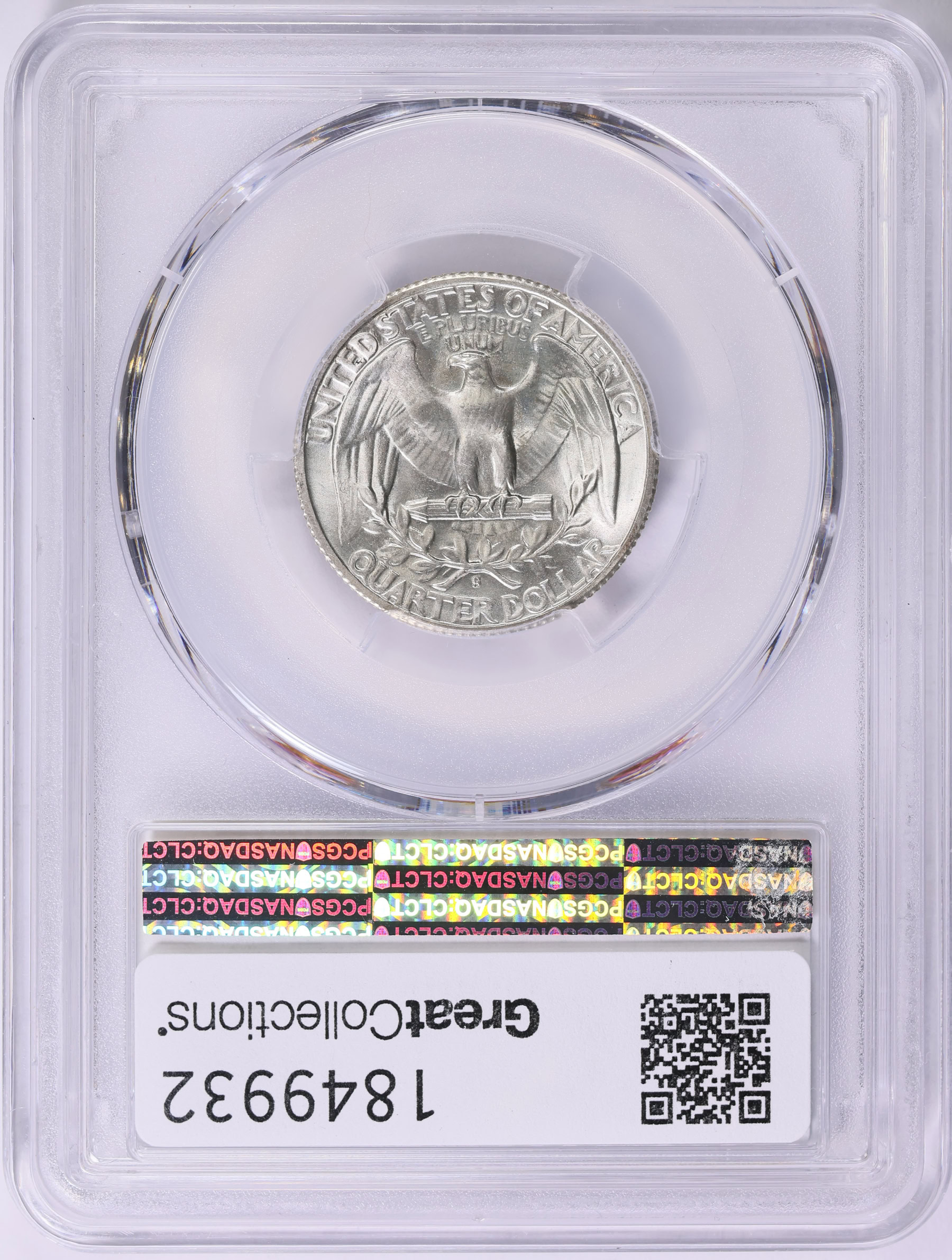 1942-S Washington Quarter PCGS MS-67 (Item 1849932) | GreatCollections Coin Auctions