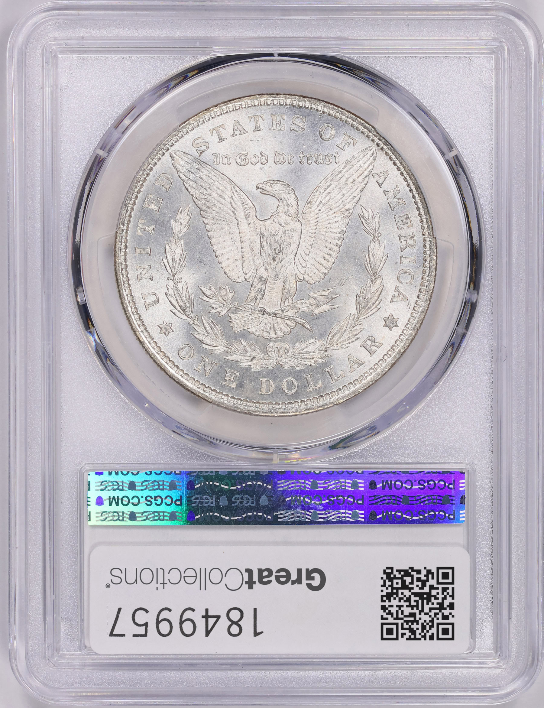 1880 Morgan Silver Dollar PCGS MS-65 (CAC Green) (Item 1849957) | GreatCollections Coin Auctions