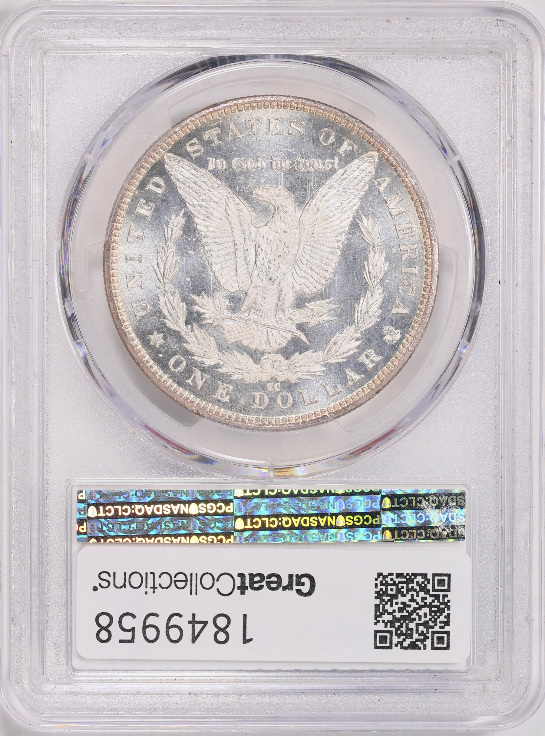 1883-CC Morgan Silver Dollar PCGS MS-64 PL (Item 1849958) | GreatCollections Coin Auctions