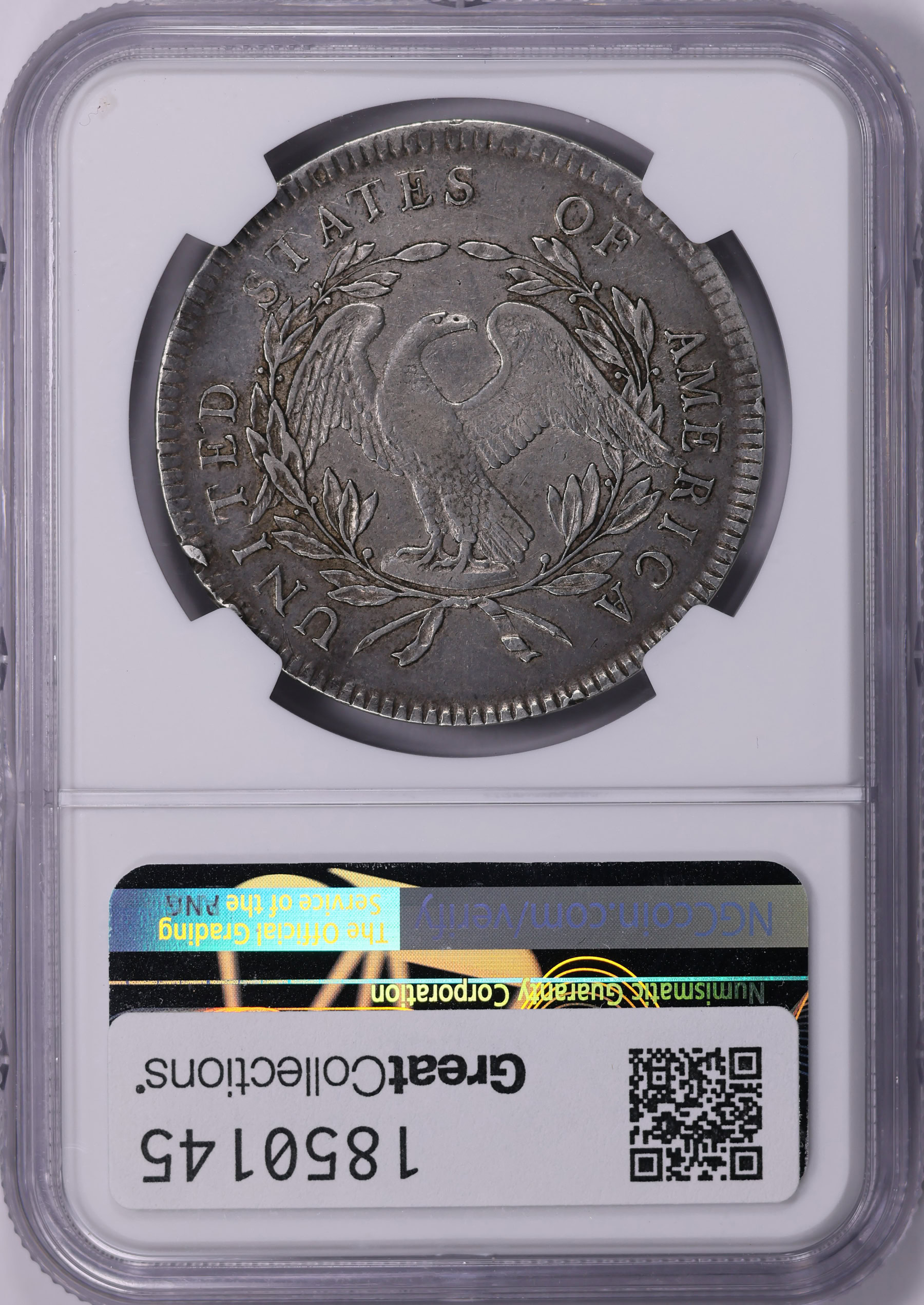 1795 Flowing Hair Silver Dollar NGC XF Details (Item 1850145) | GreatCollections Coin Auctions