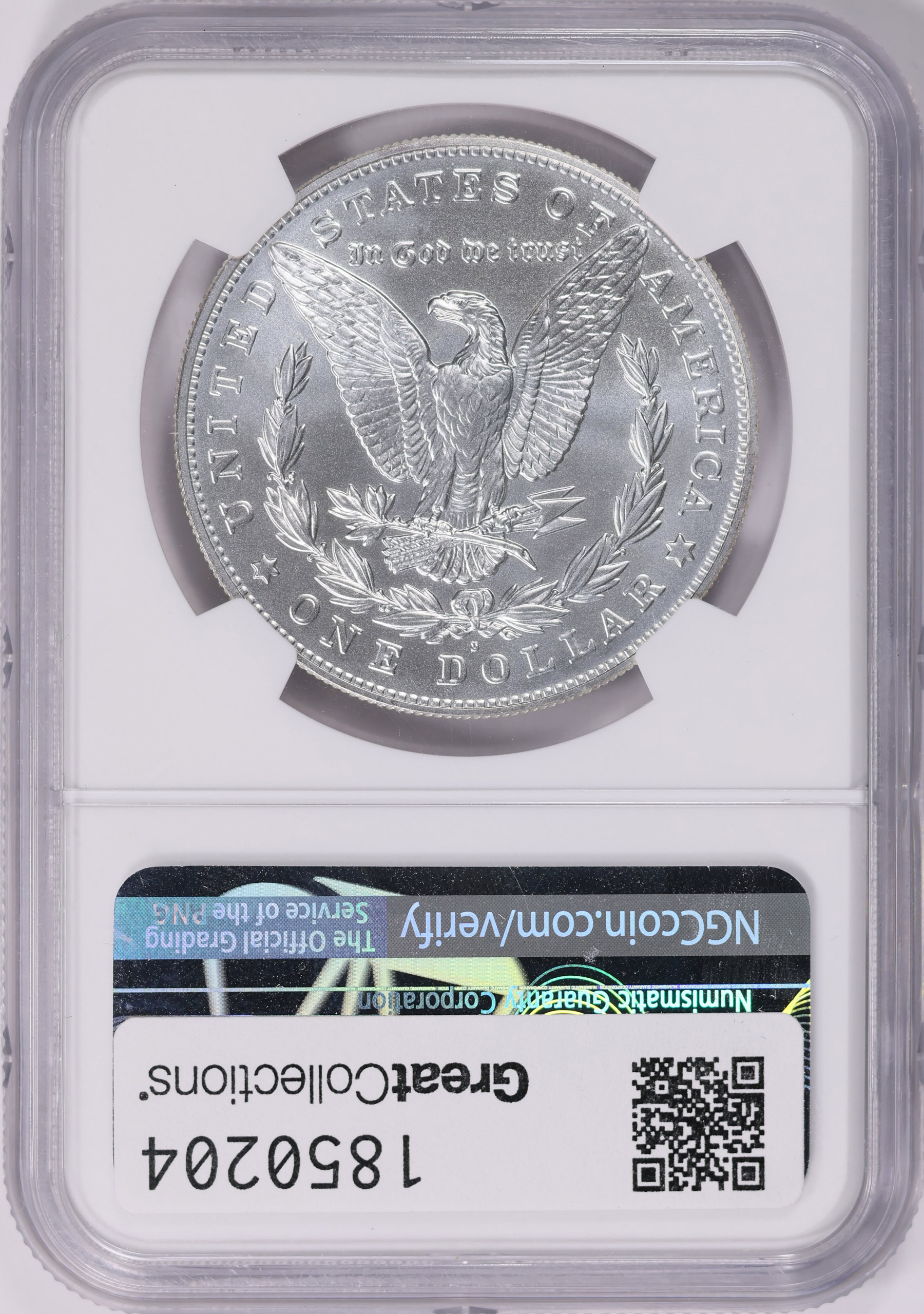 2021-D Morgan Silver Dollar D Privy 100th Anniversary First Day of Issue NGC MS-70 (Item 1850204 ...