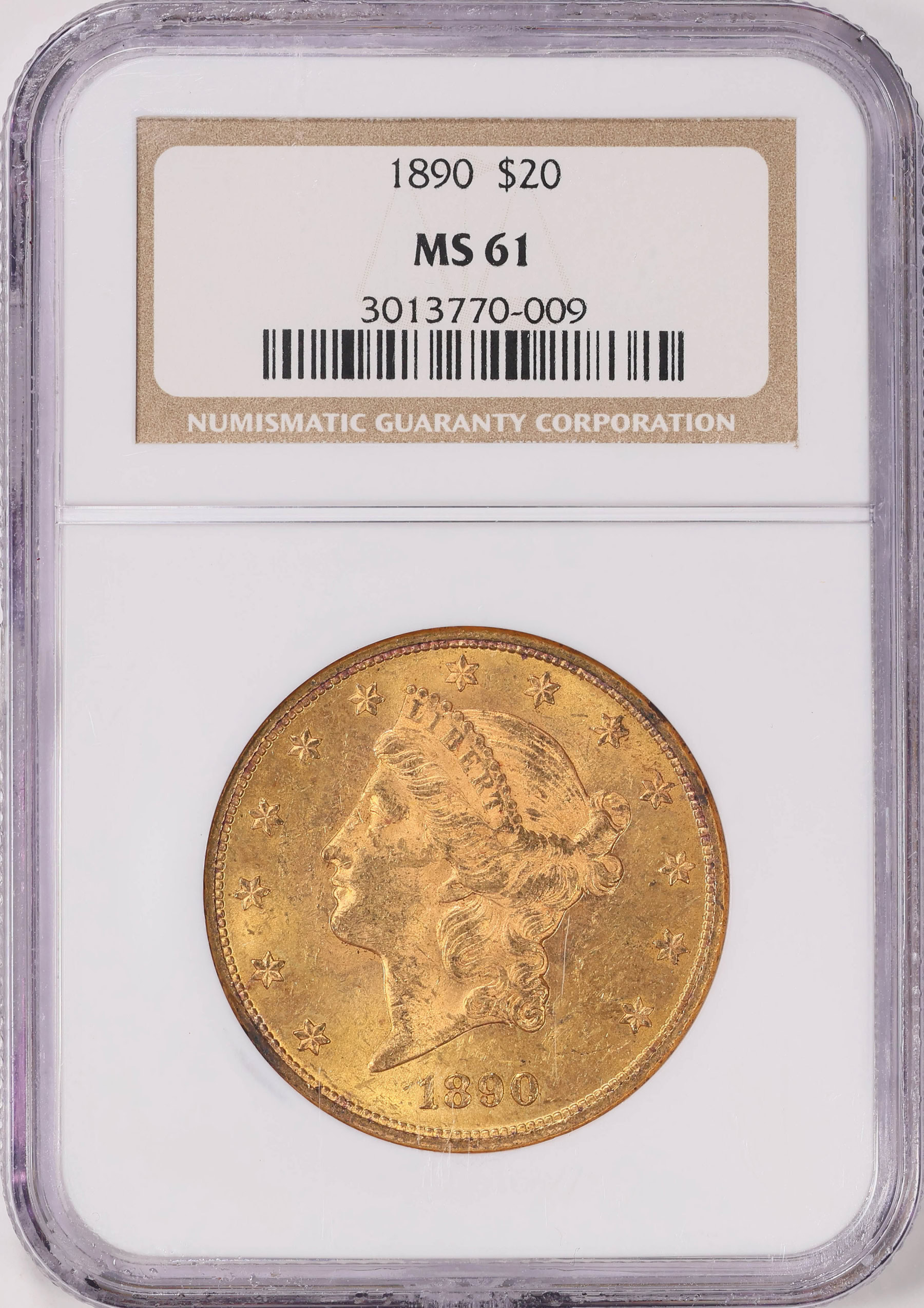 1890 Liberty Gold Double Eagle NGC MS-61 (Item 1850273 ...
